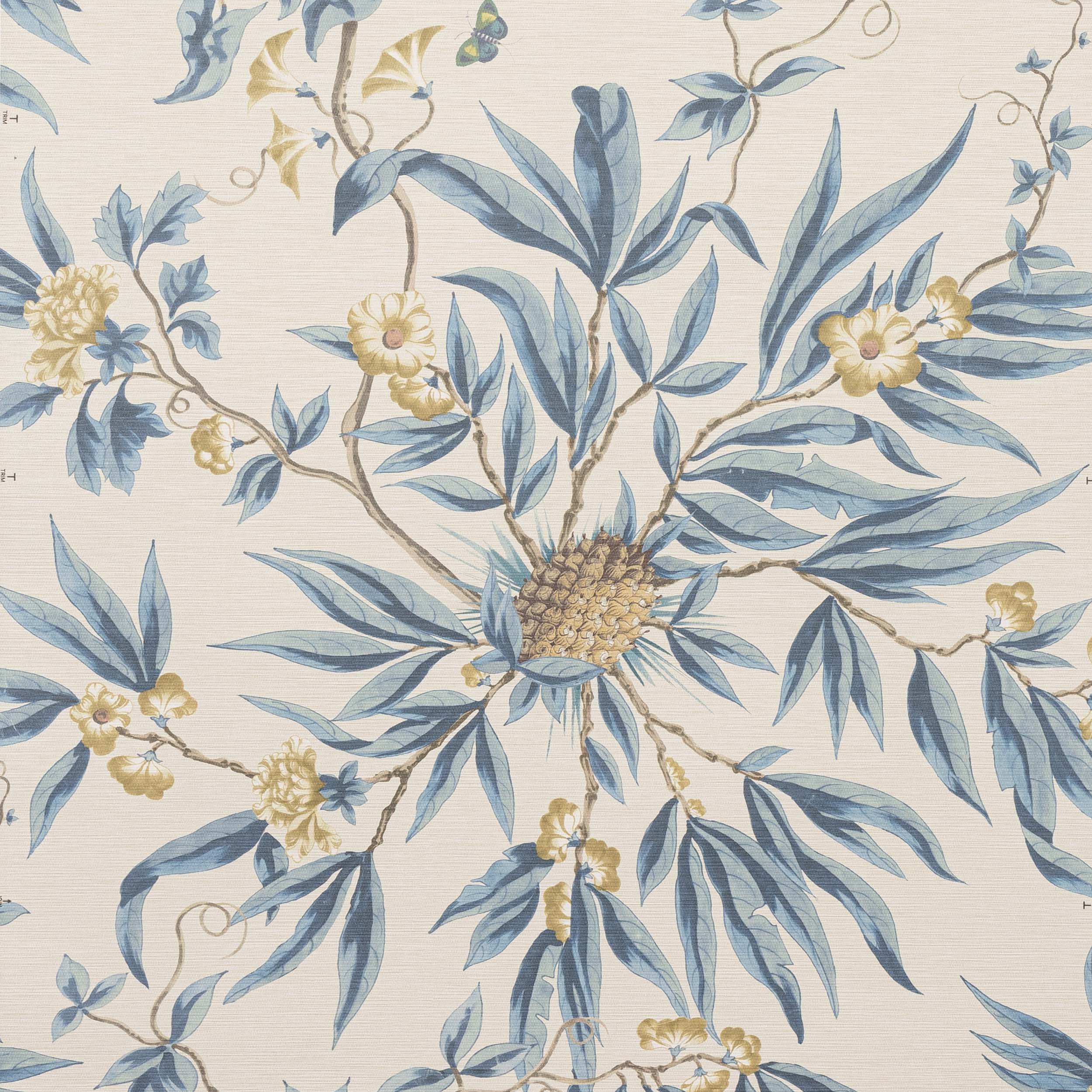 Opoa Wallcovering in Mousse by Manuel Canovas