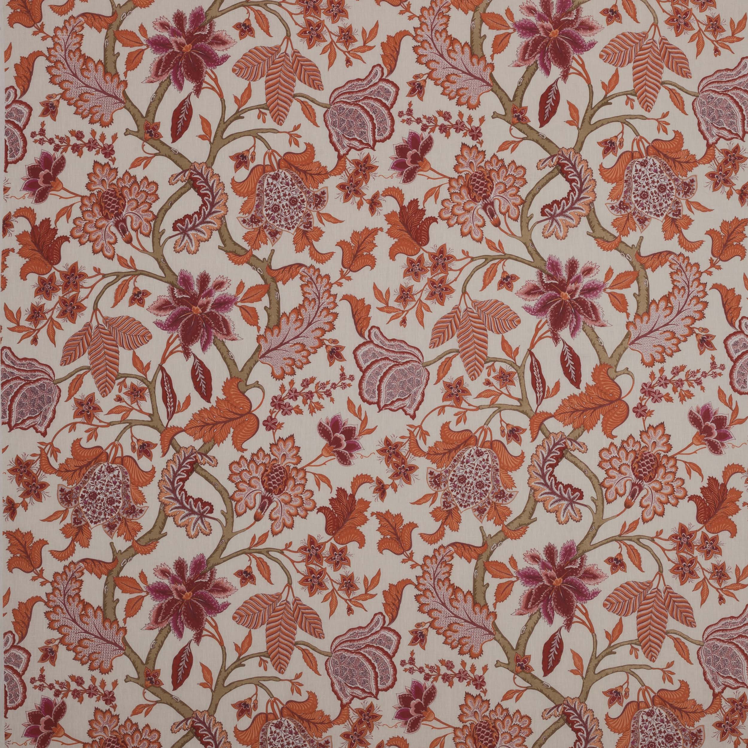 Bagatelle Fabric in Corail by Manuel Canovas