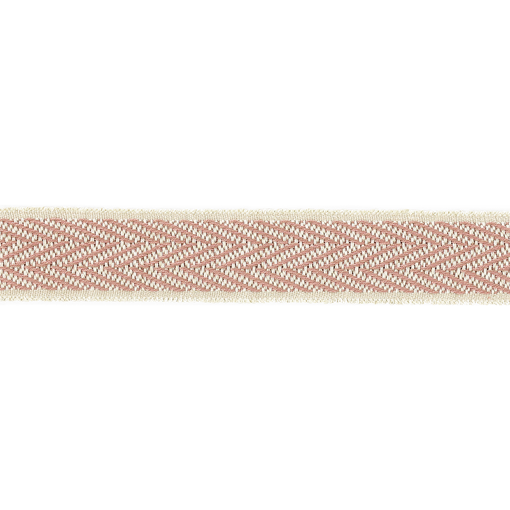 Theodore Chevron Braid Trimming in Blue by Colefax and Fowler