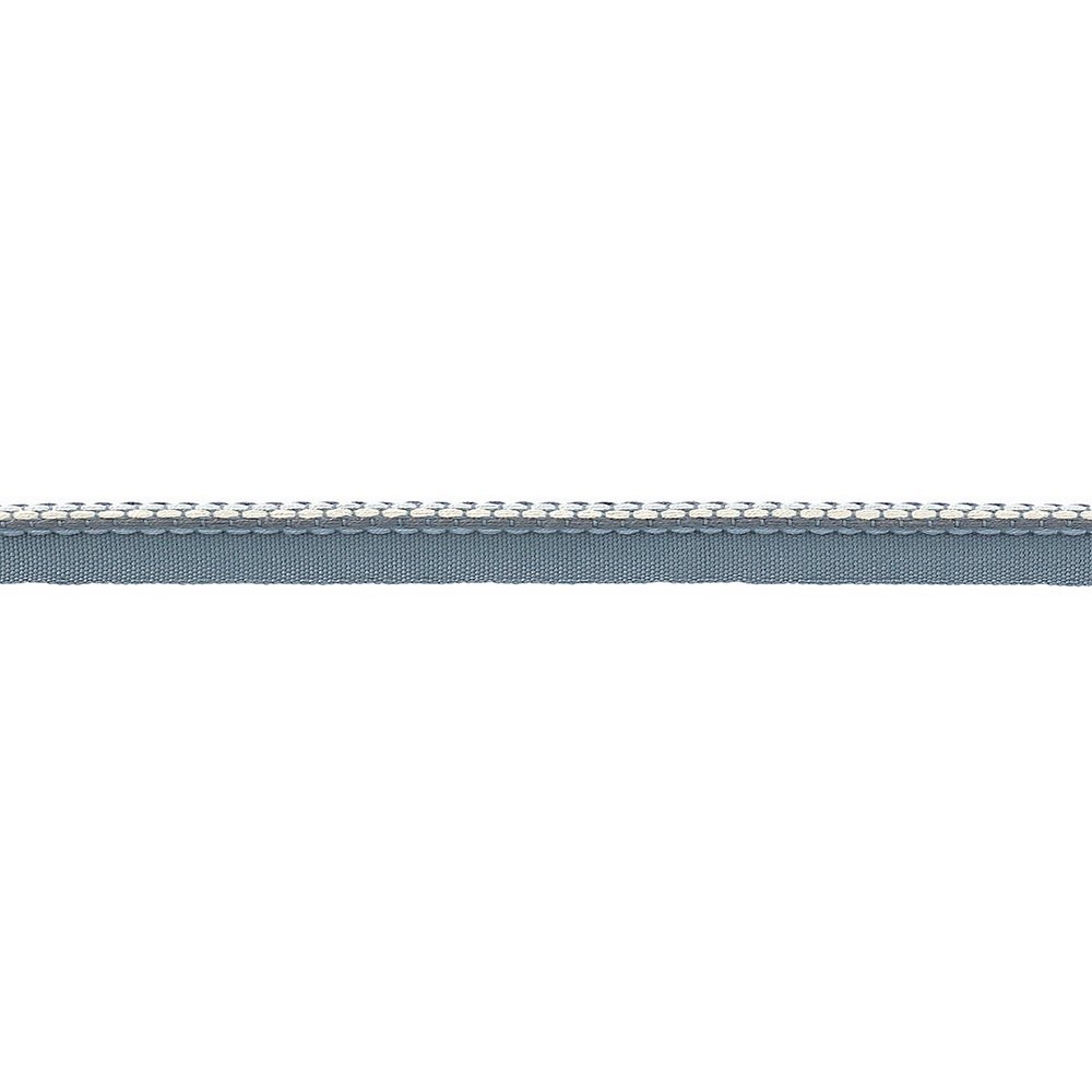 Theodore Narrow Rope Trimming in Blue by Colefax and Fowler