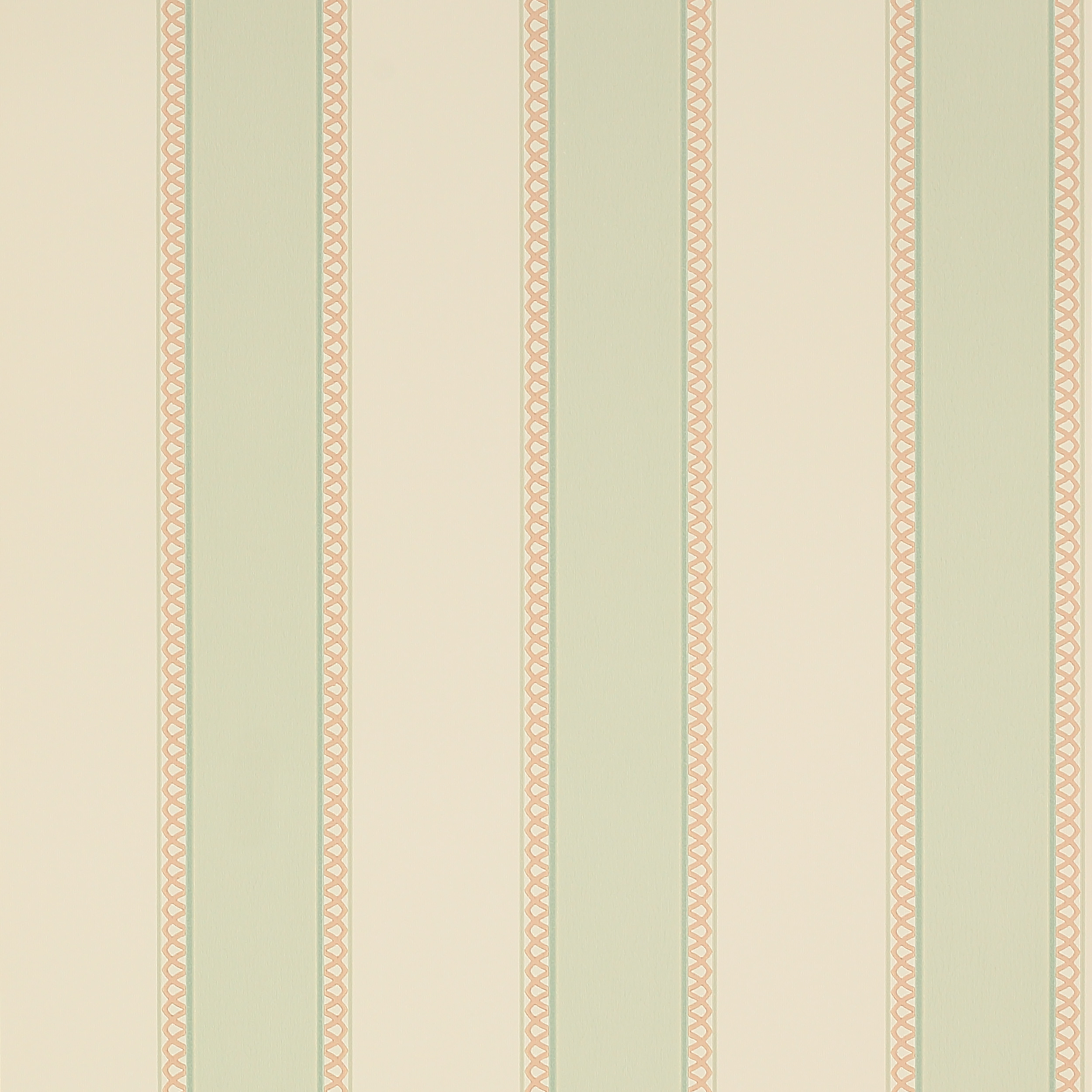 Chartworth Stripe Wallpaper in Blue by Colefax and Fowler