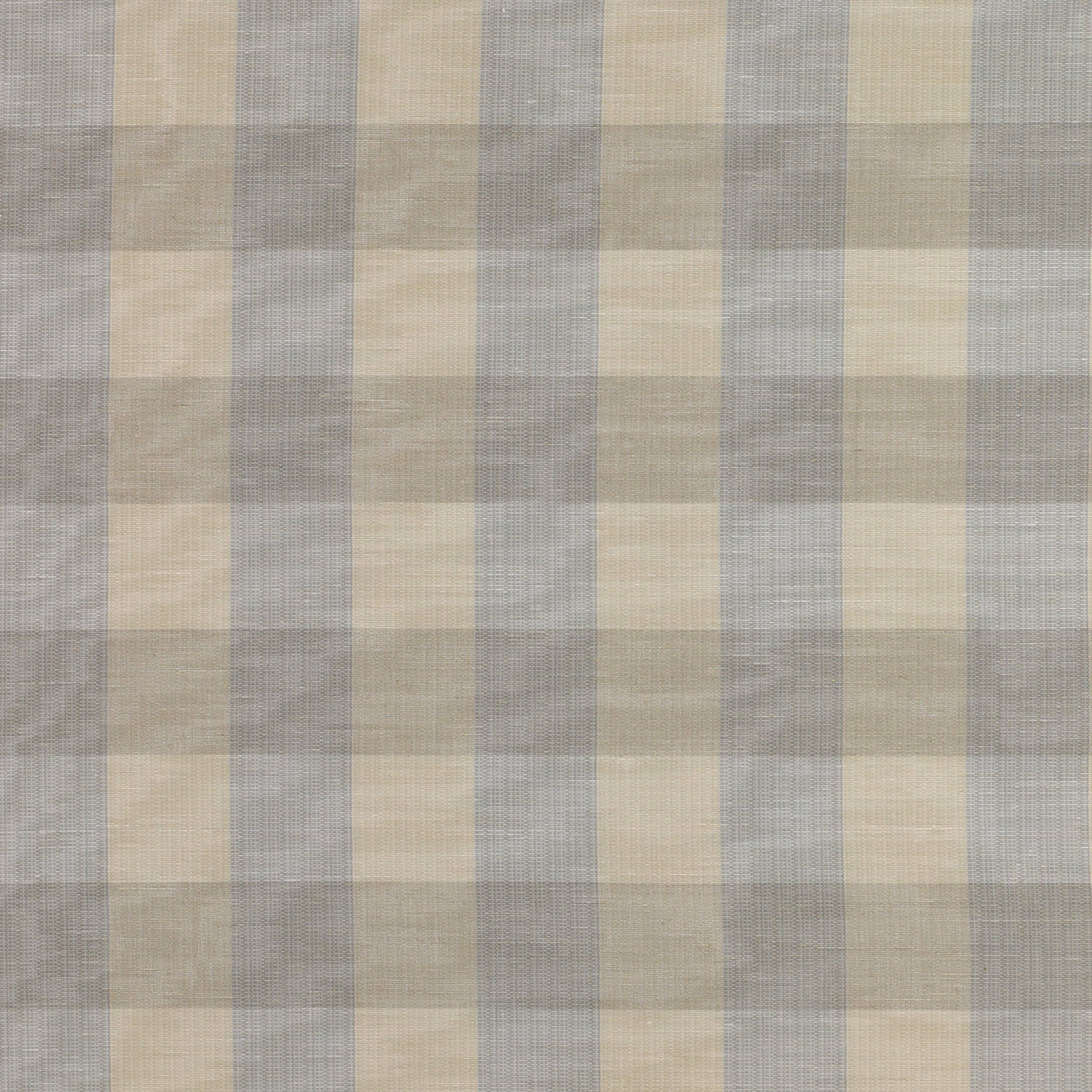 Eaton Check Fabric in Vintage Blue by Colefax and Fowler