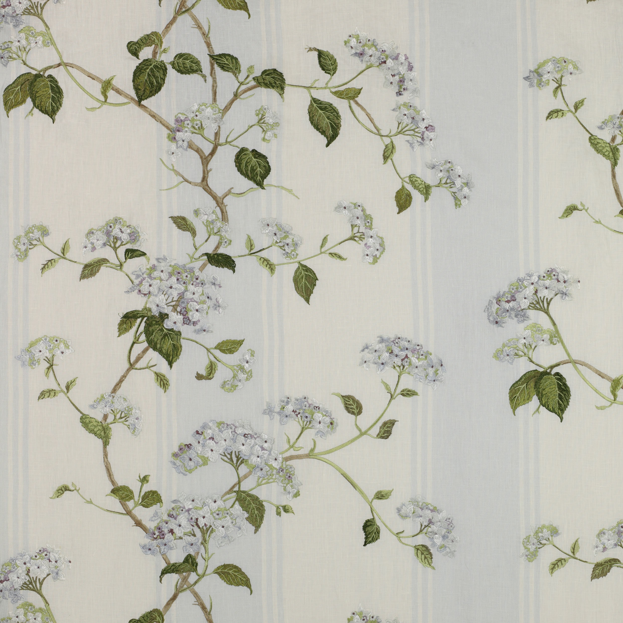 Summerby Linen Fabric in Pale Blue by Colefax and Fowler