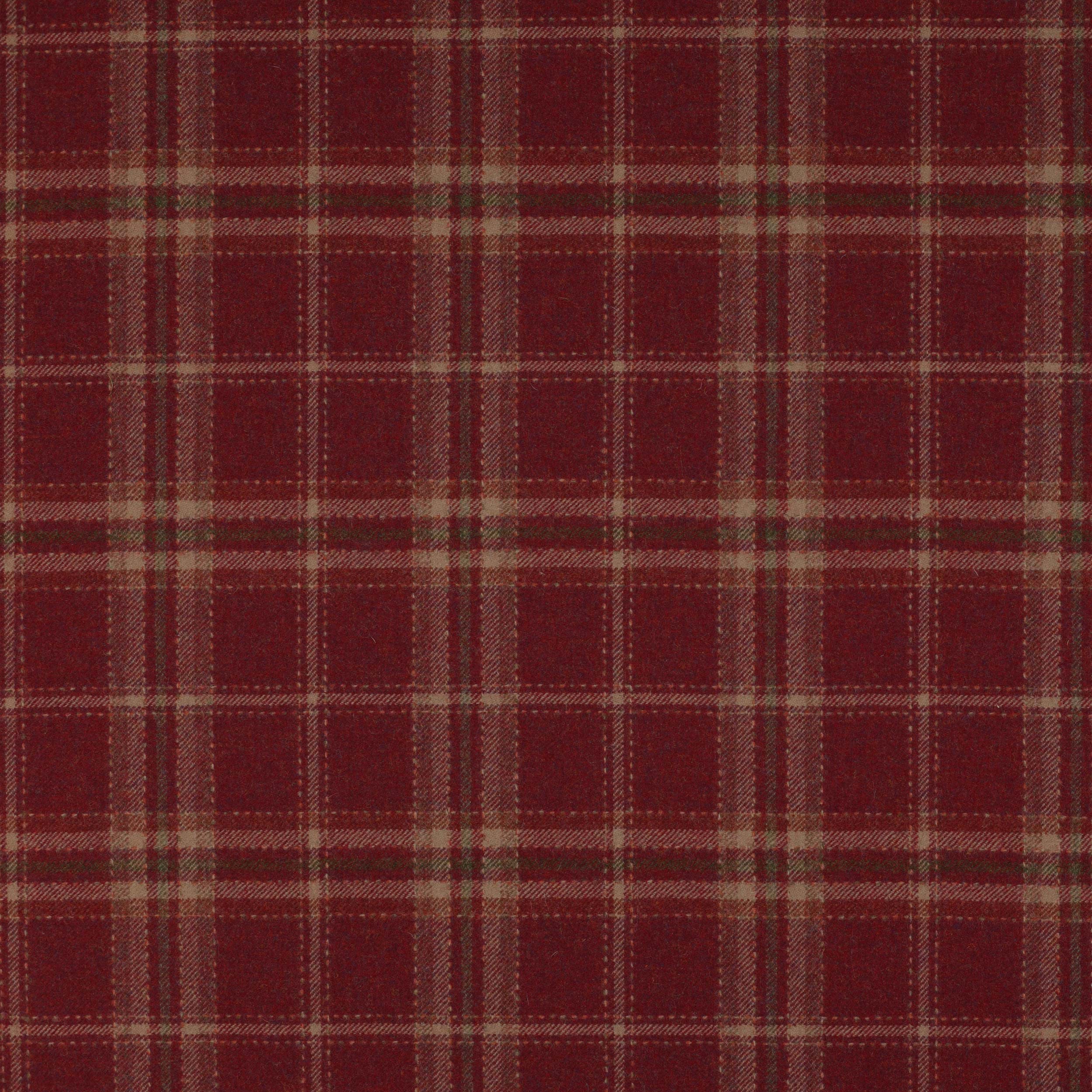 Kelburn Check Fabric in Old Blue by Colefax and Fowler