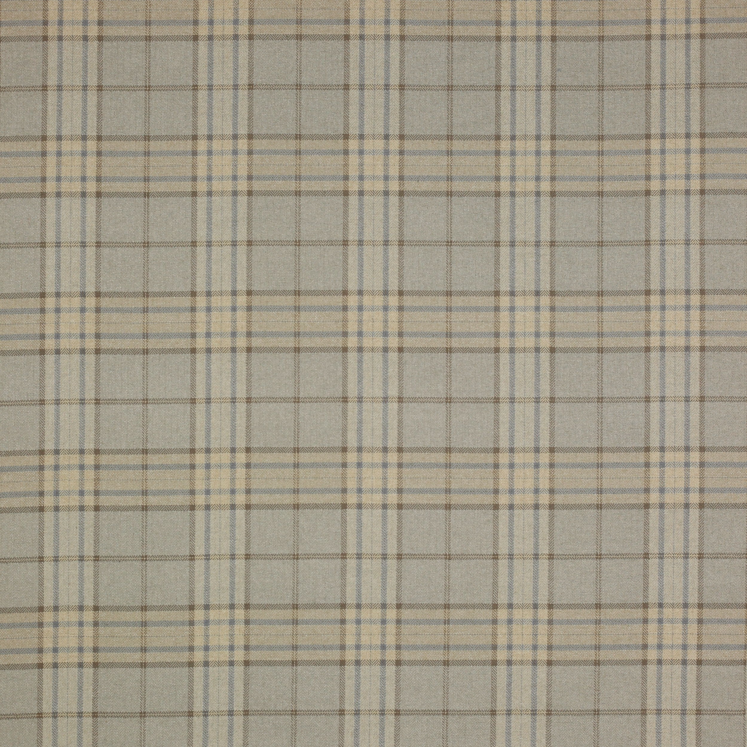 Dunmore Check Fabric in Old Blue by Colefax and Fowler