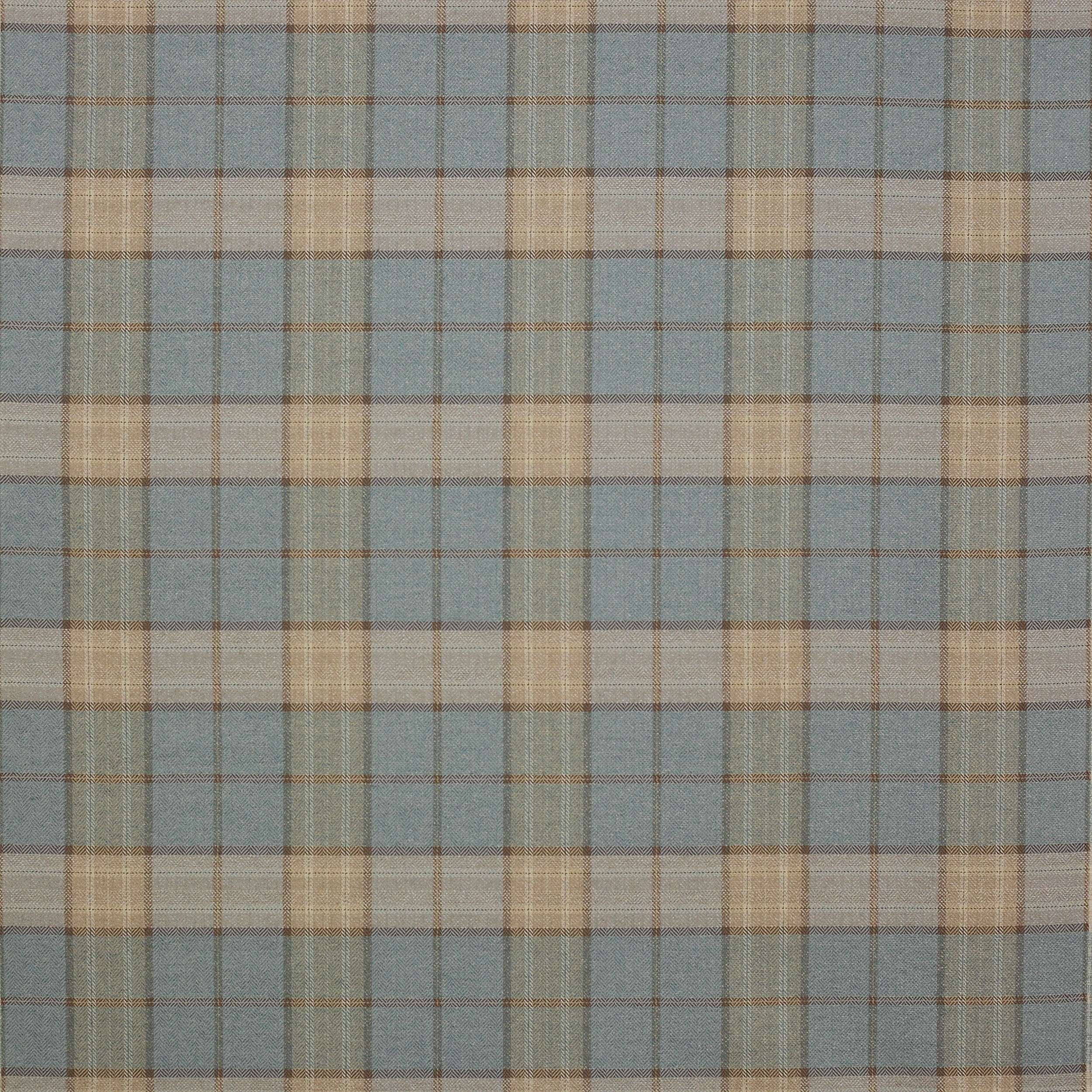 Dunmore Check Fabric in Old Blue by Colefax and Fowler