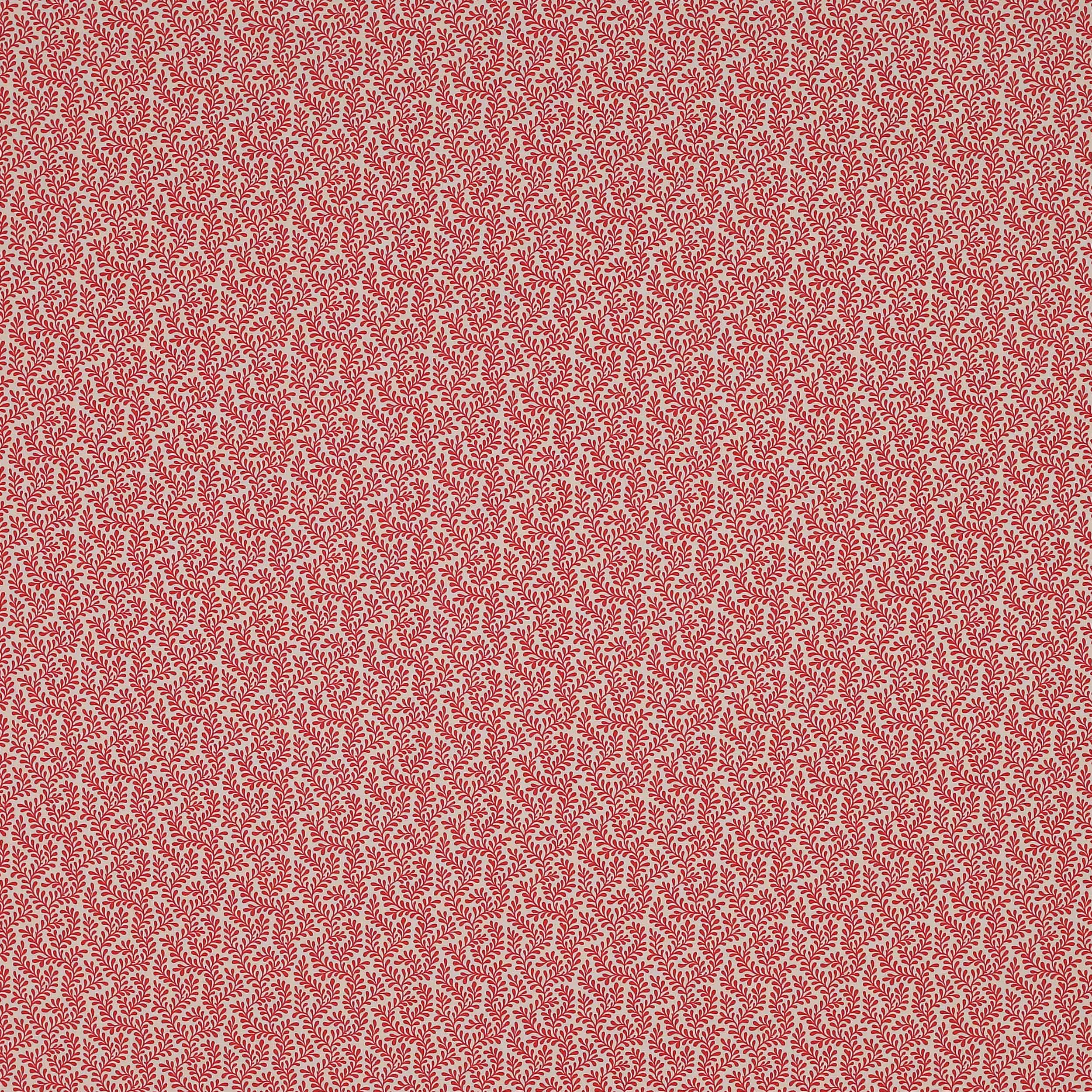 Blythe Fabric in Red by Colefax and Fowler