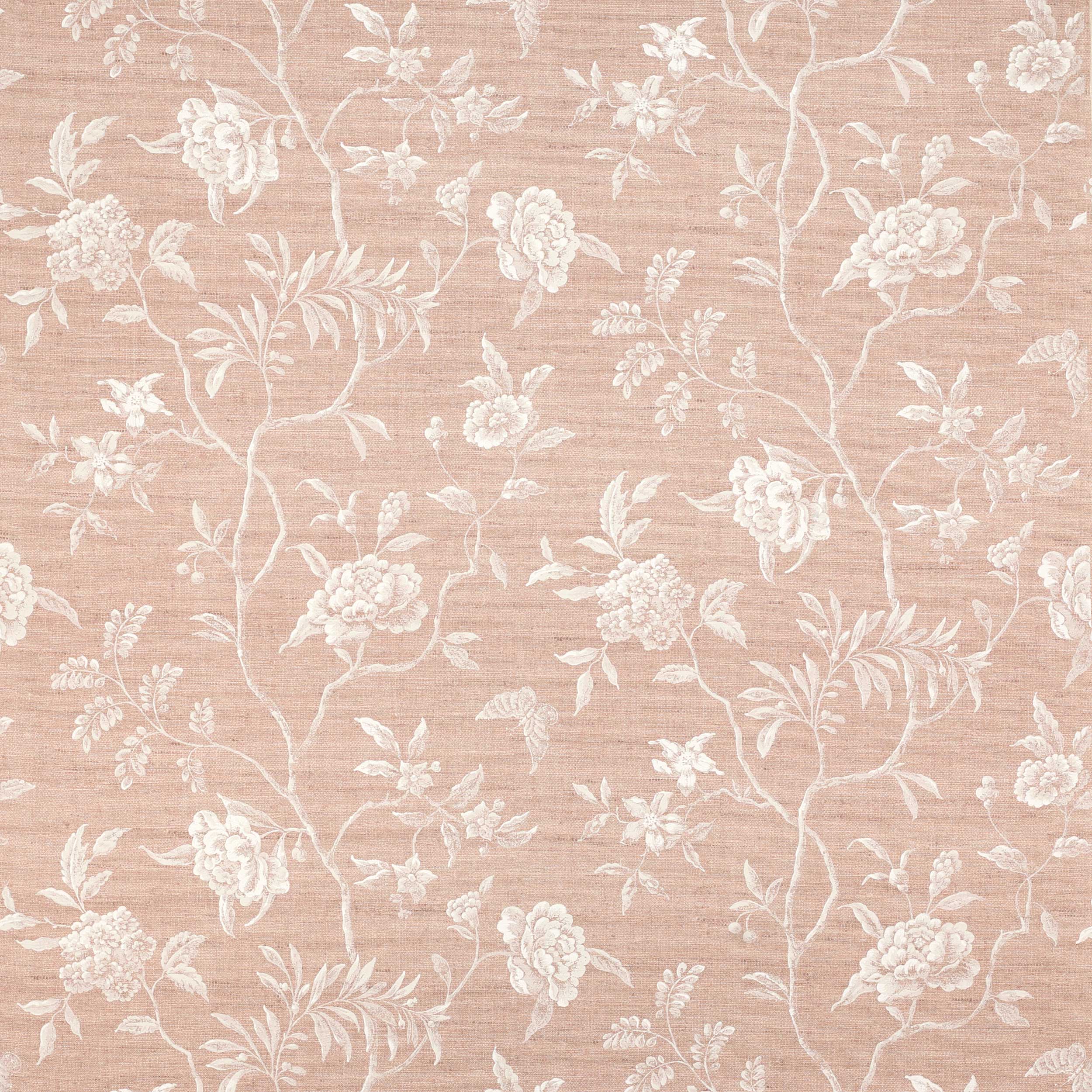 Swedish Tree Fabric in Old Pink by Colefax and Fowler