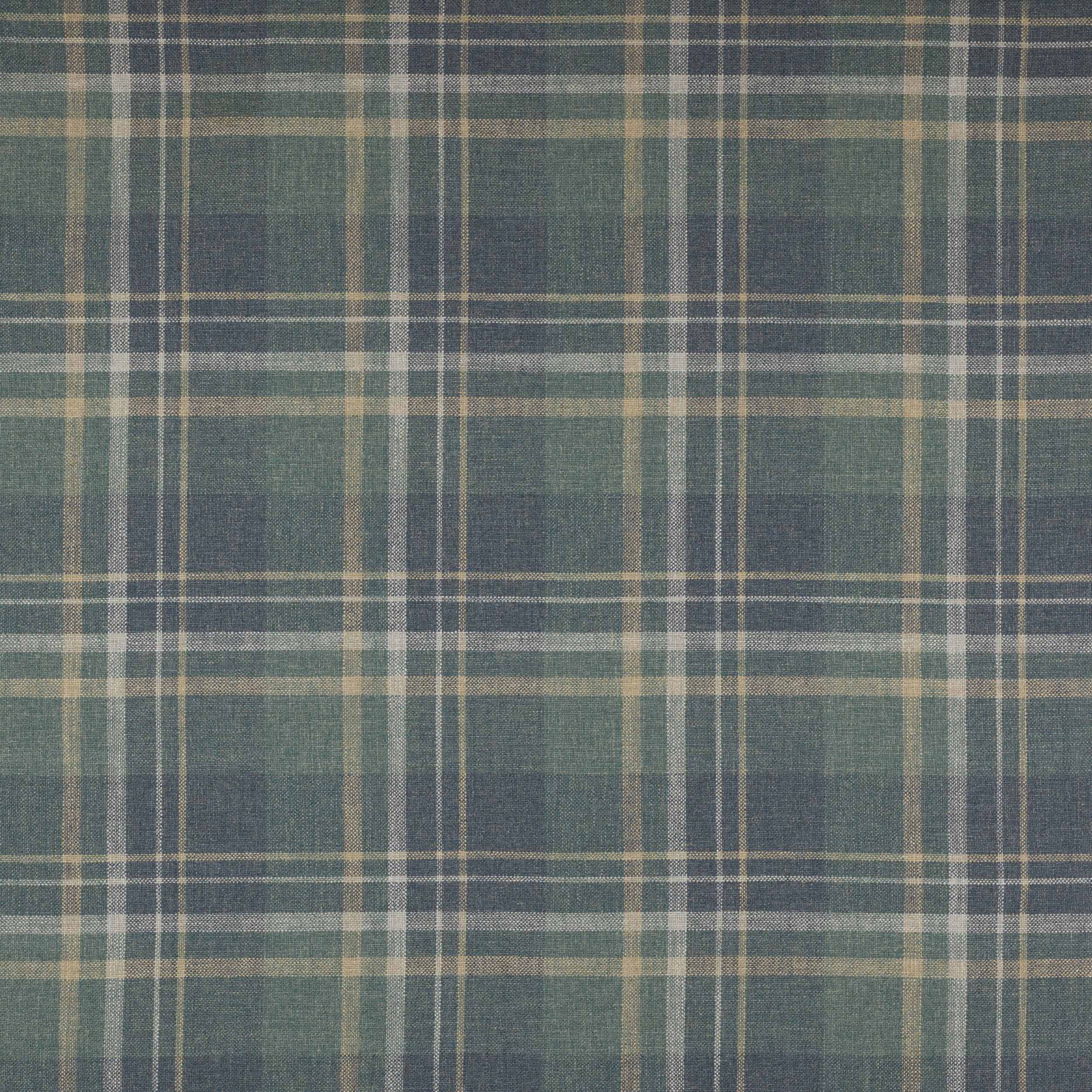 Donovan Plaid Fabric in Red/Forest by Colefax and Fowler