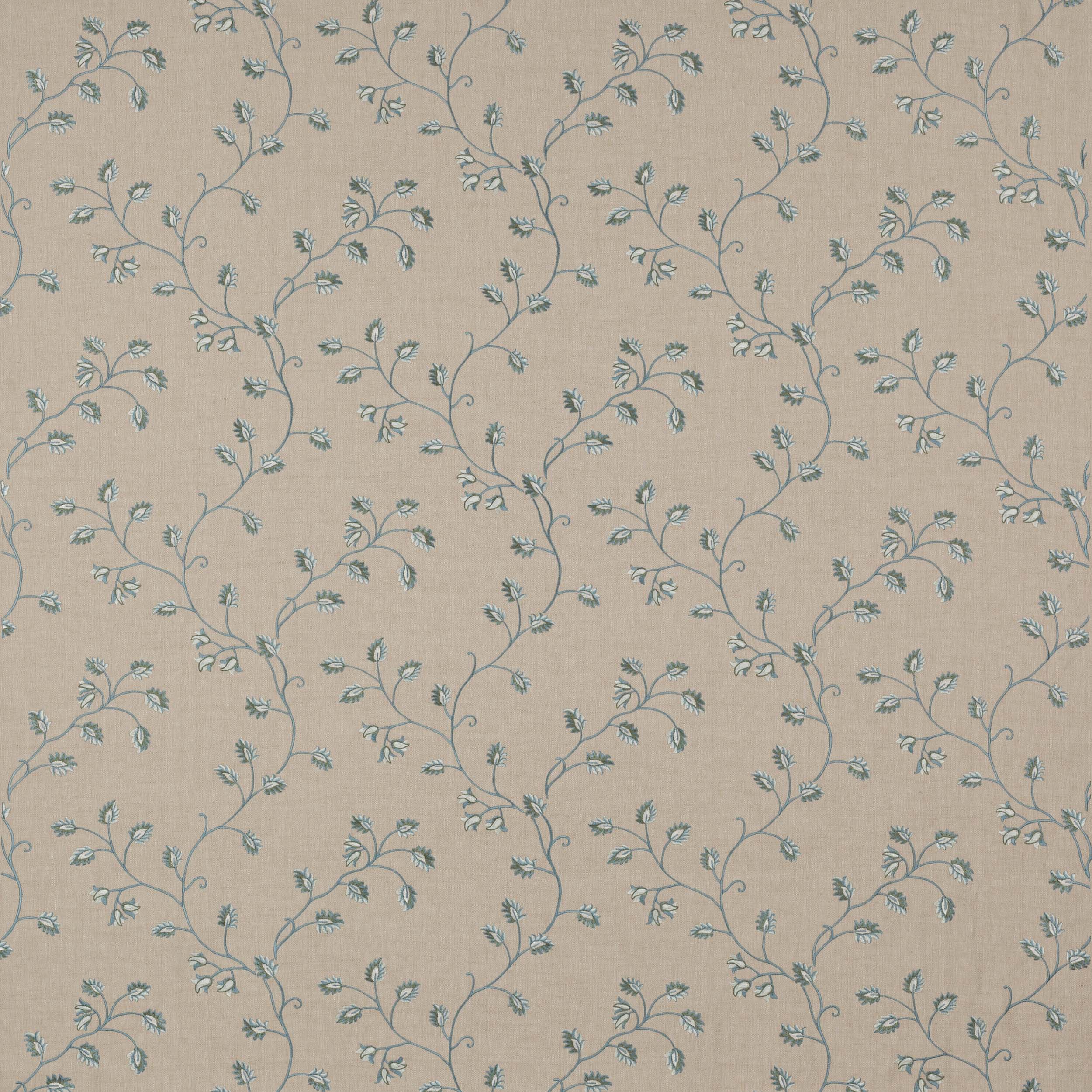 Colyton Fabric in Aqua by Colefax and Fowler