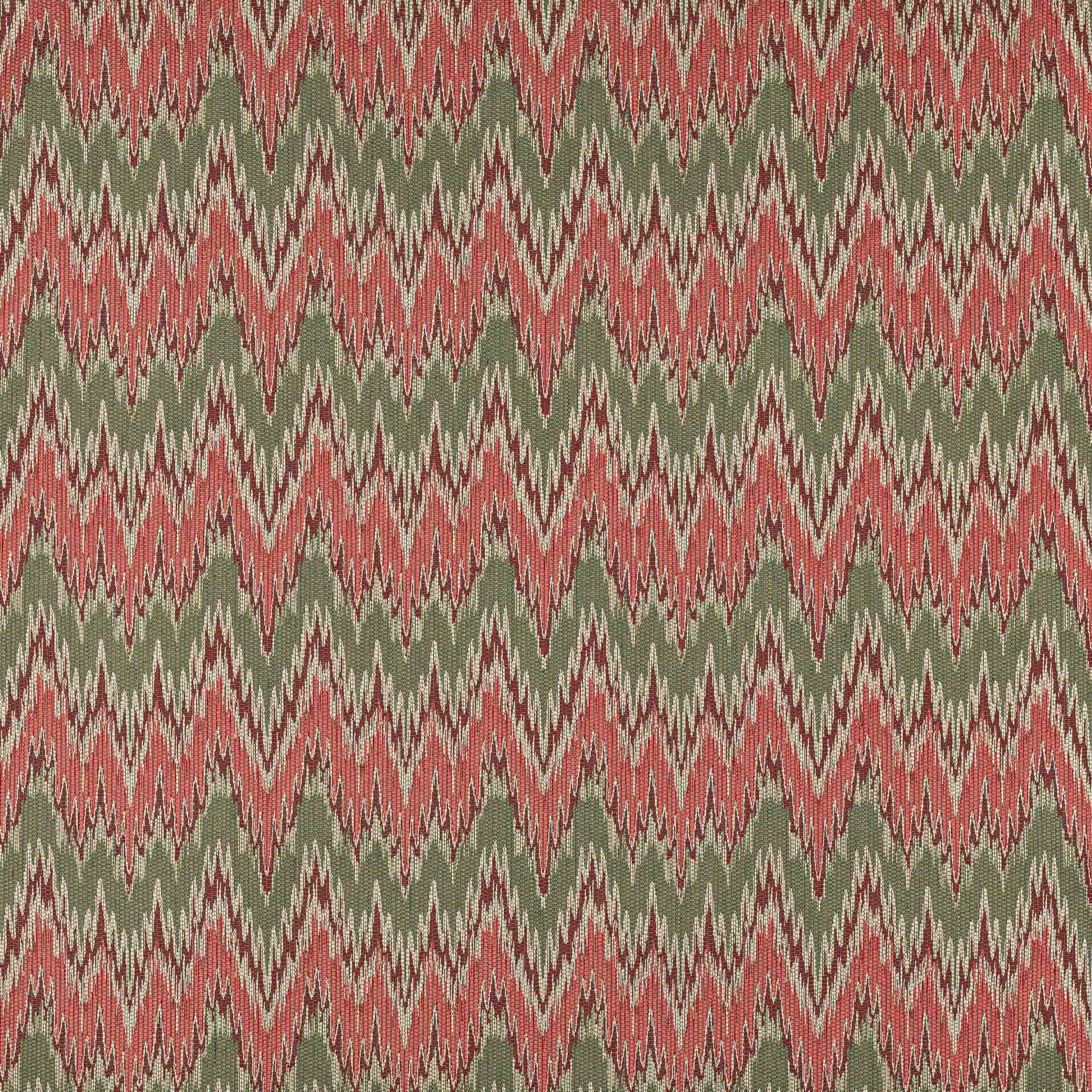 Medora Fabric in Tomato/Slate by Colefax and Fowler