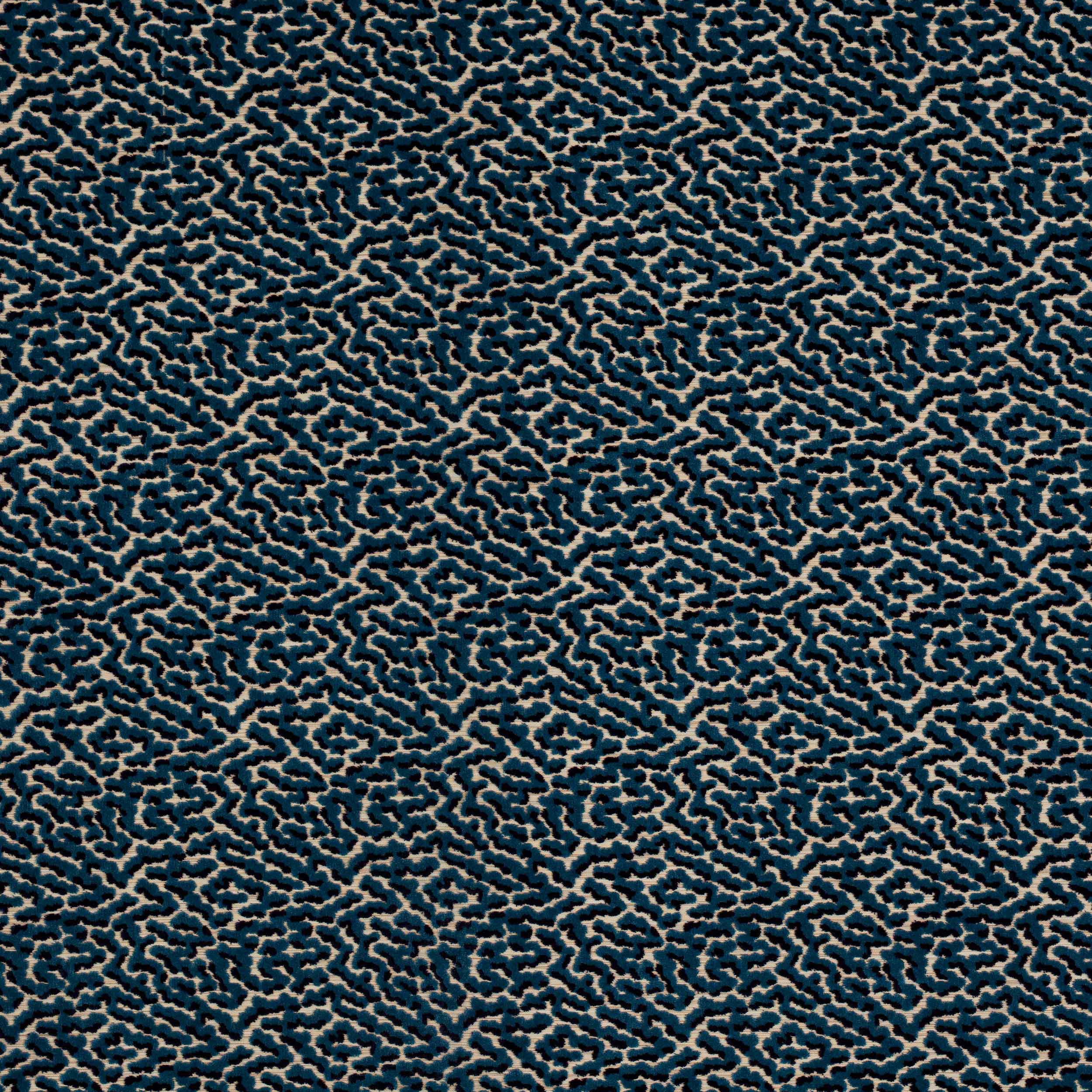 Kemble Fabric in Aqua by Colefax and Fowler