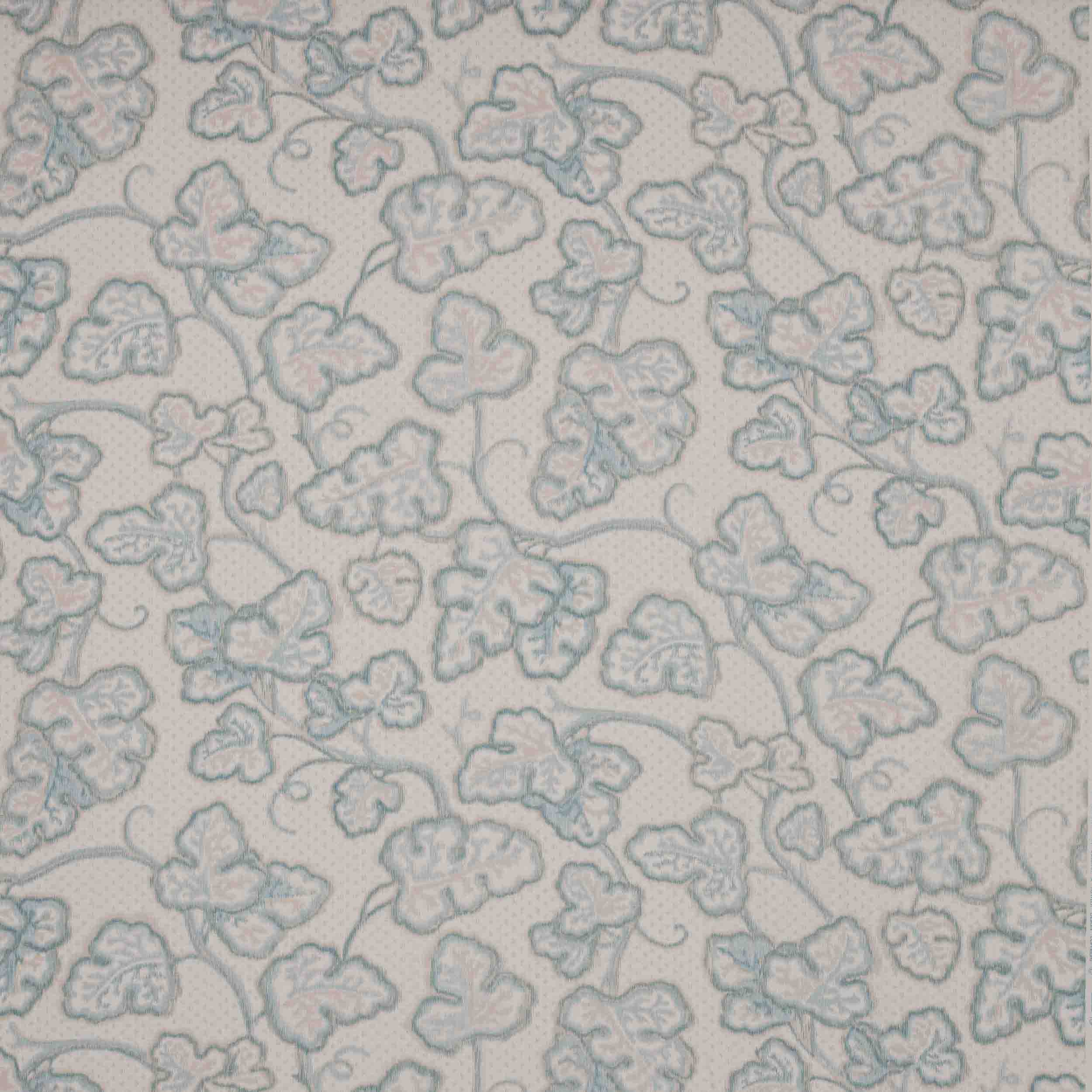 Leaf Damask Fabric in Green by Colefax and Fowler