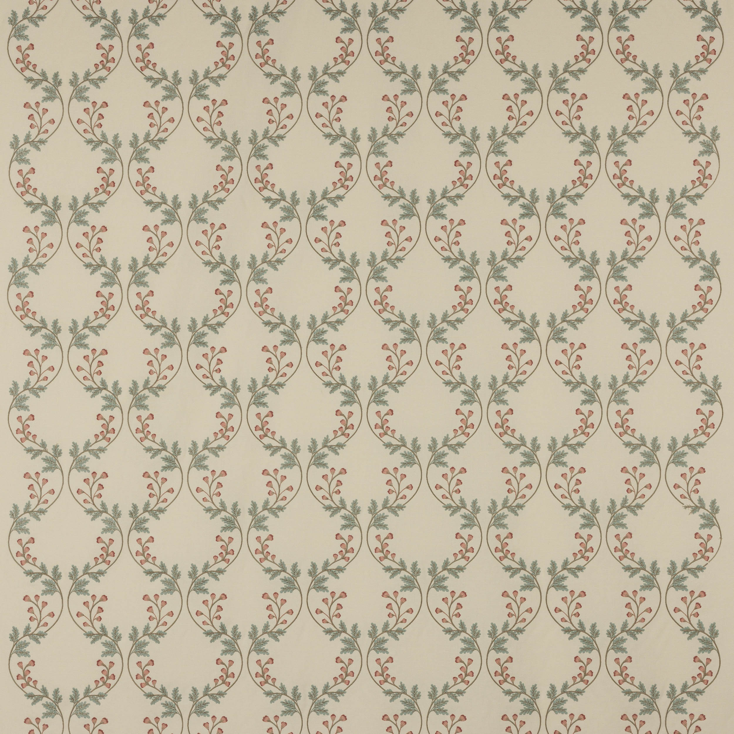 Georgia Fabric in Aqua by Colefax and Fowler