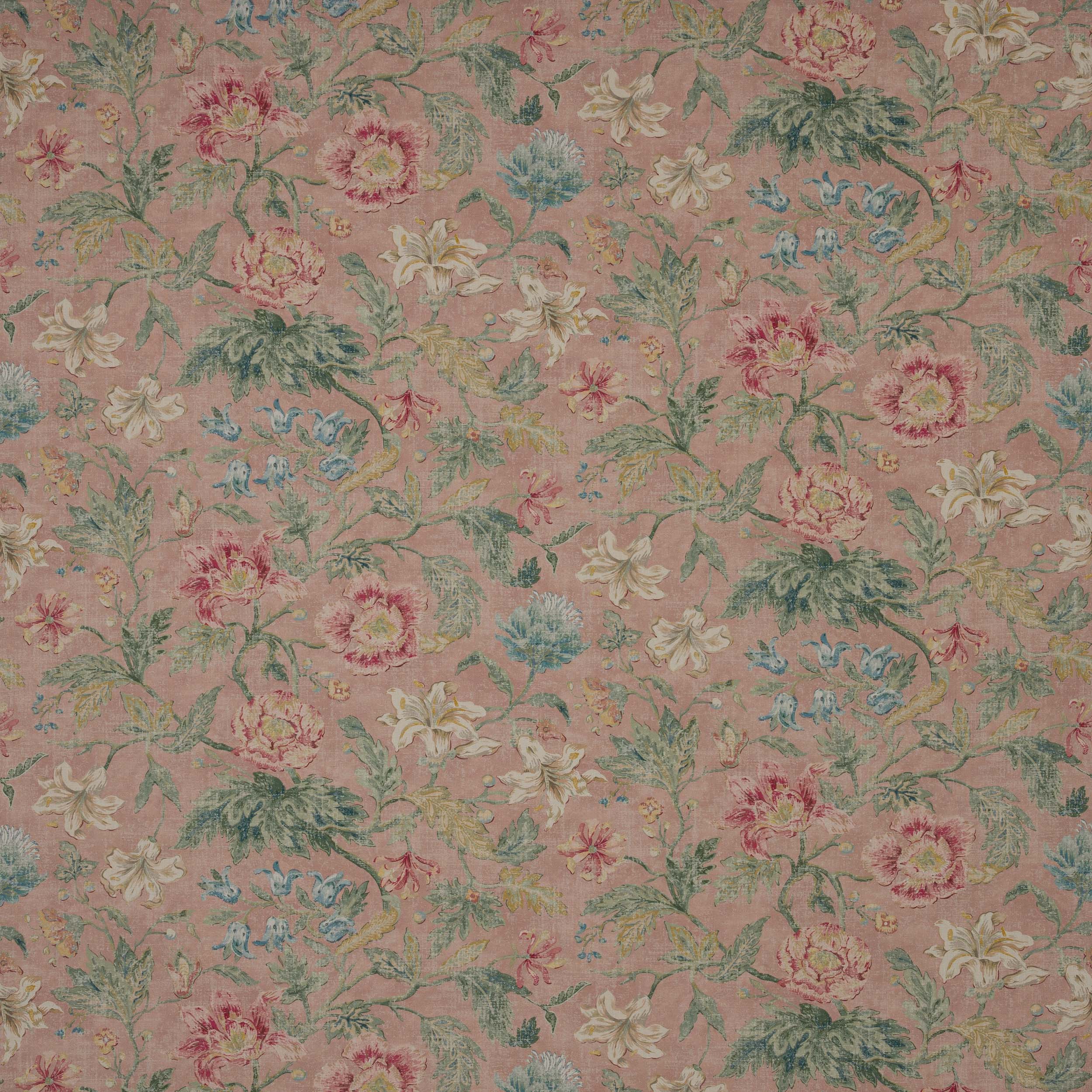 Tapestry Garden Fabric in Old Pink by Colefax and Fowler
