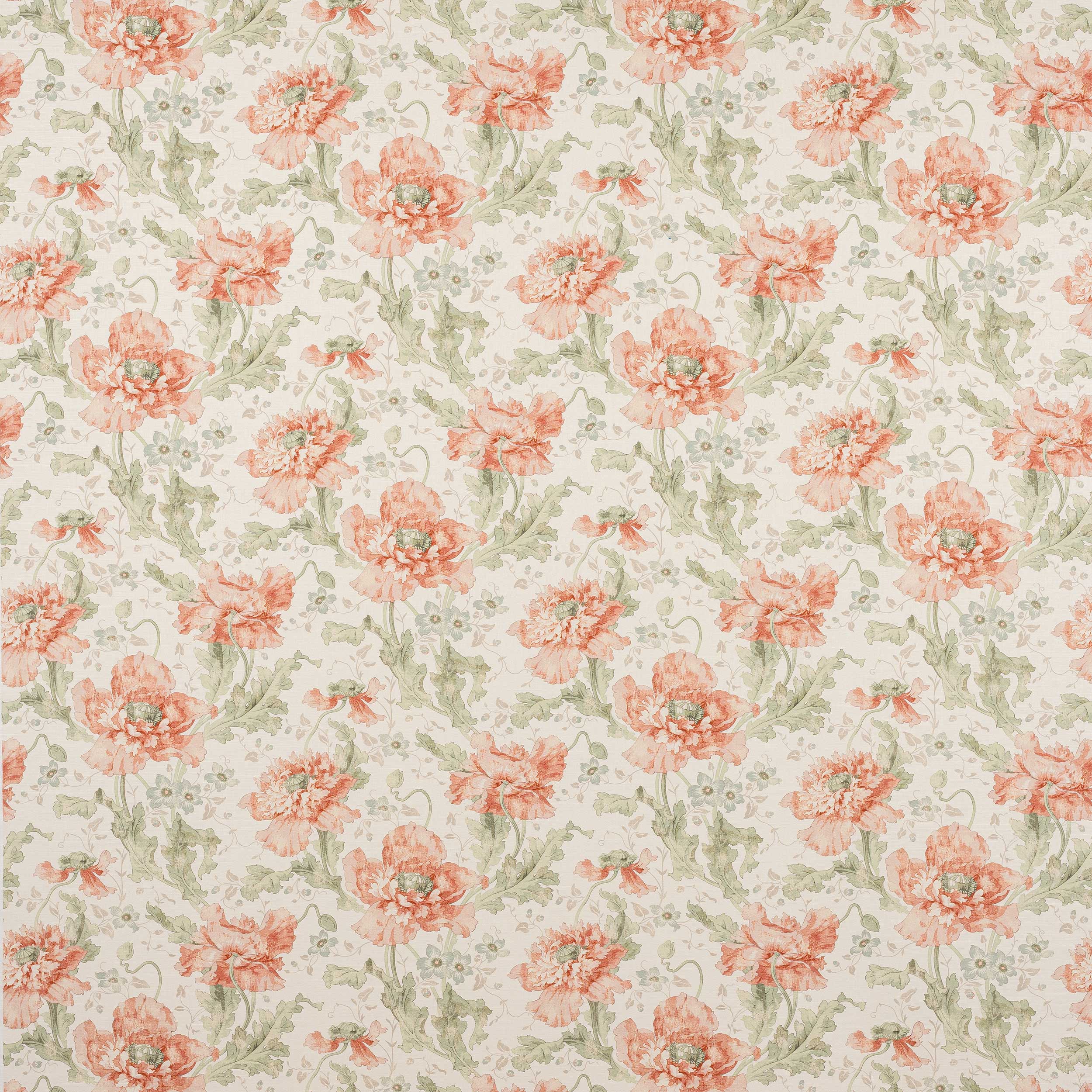 Rosalie Fabric in Red/Green by Colefax and Fowler