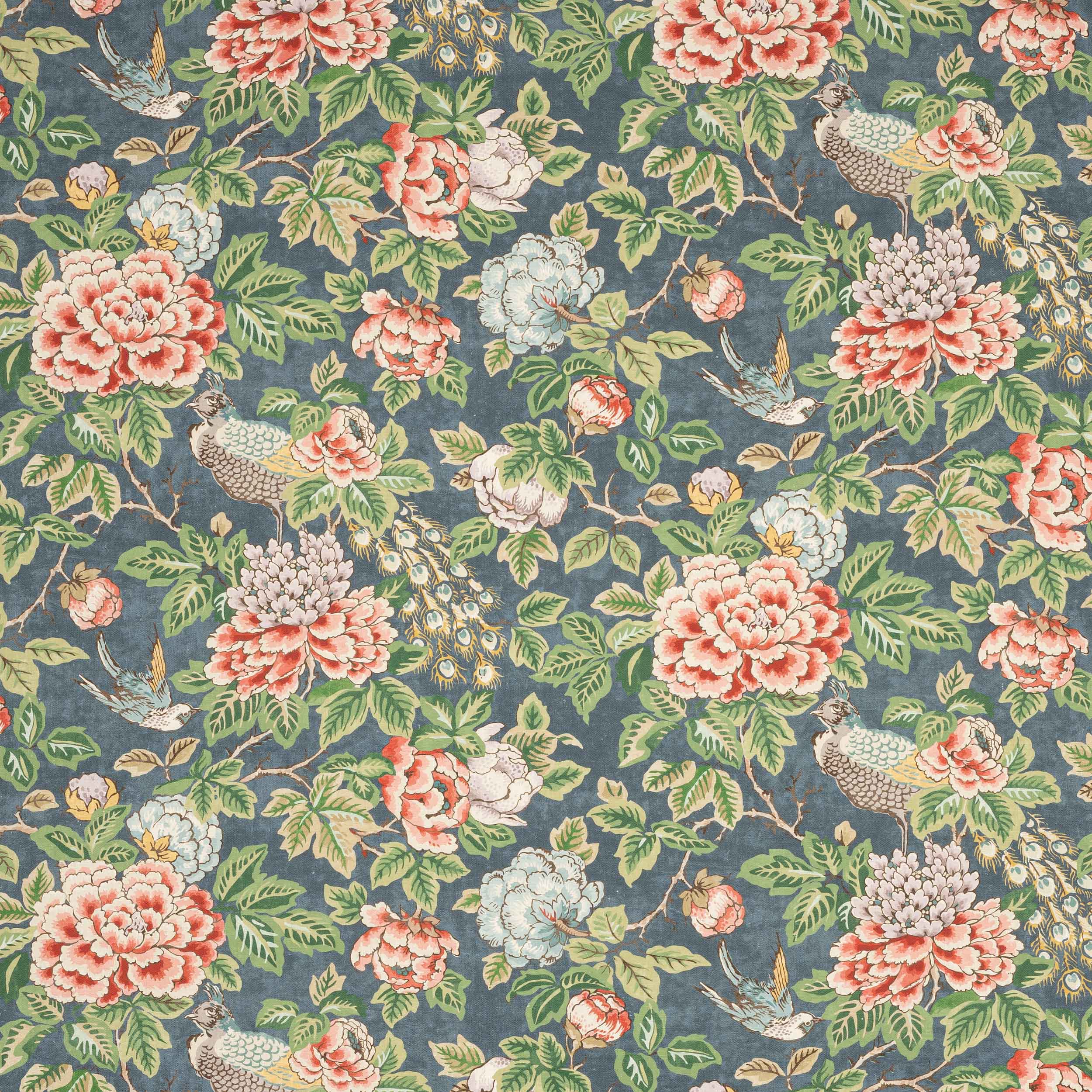 Chilgrove Fabric in Red by Colefax and Fowler