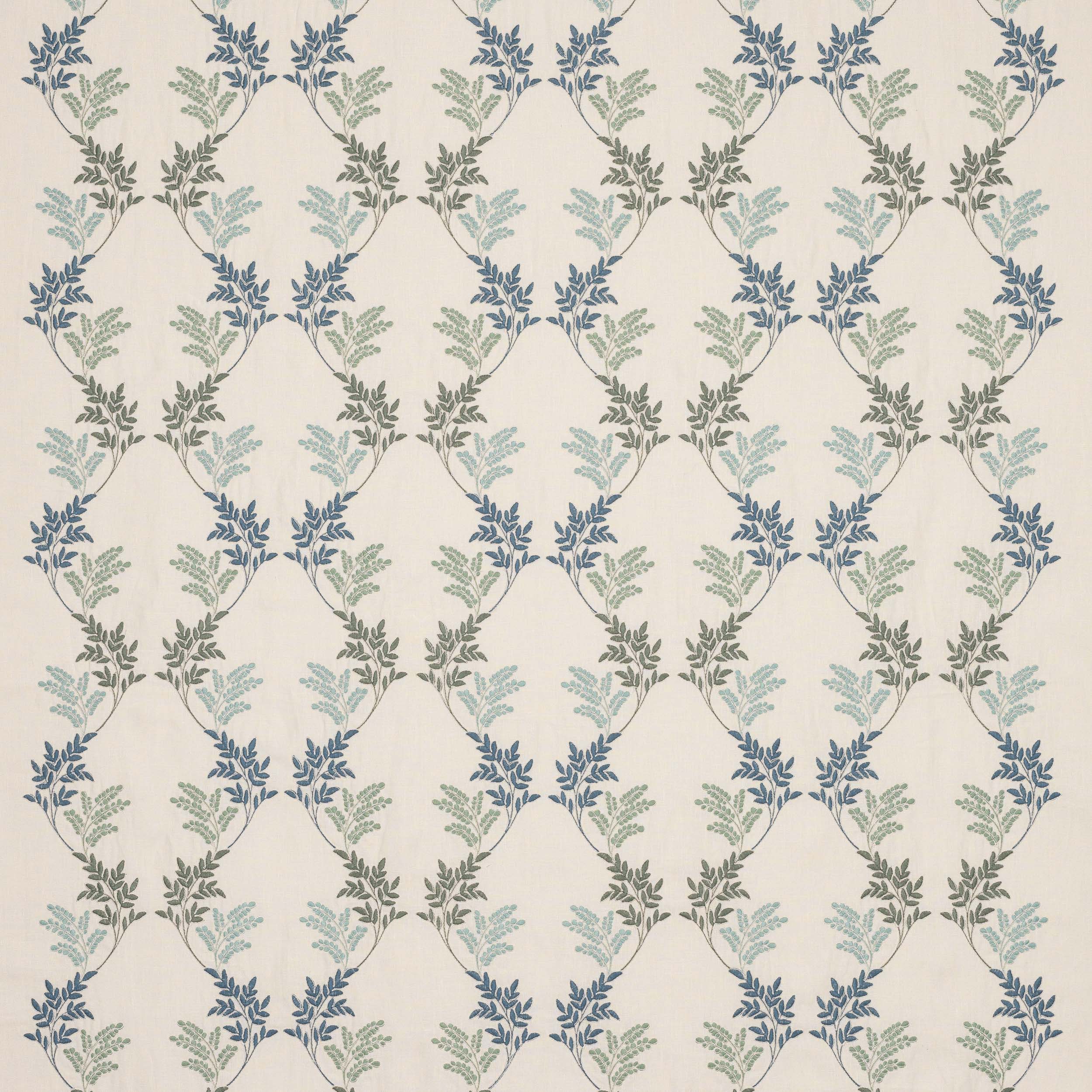 Cherwell Fabric in Leaf Green by Colefax and Fowler