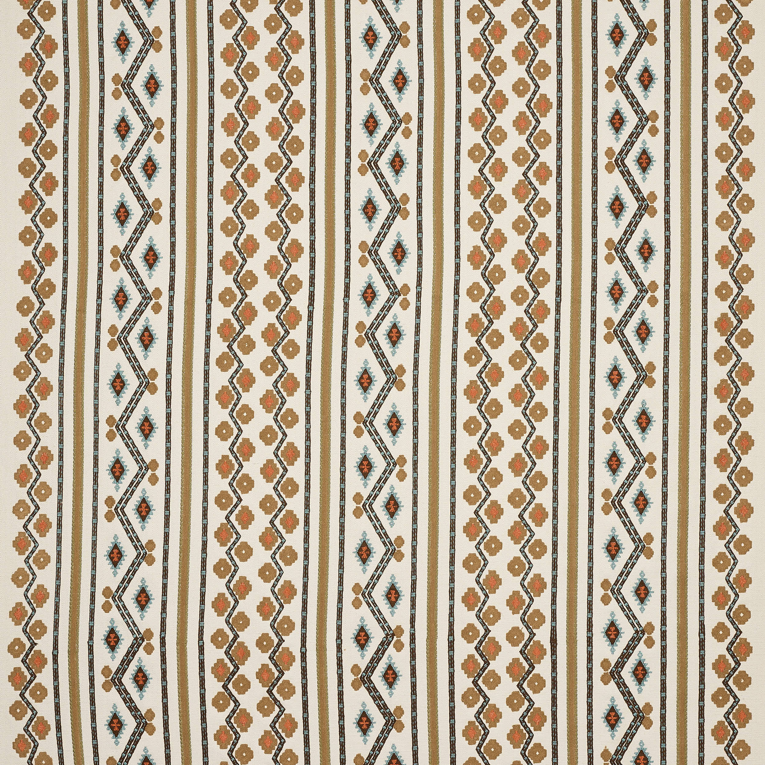 Bayton Fabric in Olive by Colefax and Fowler