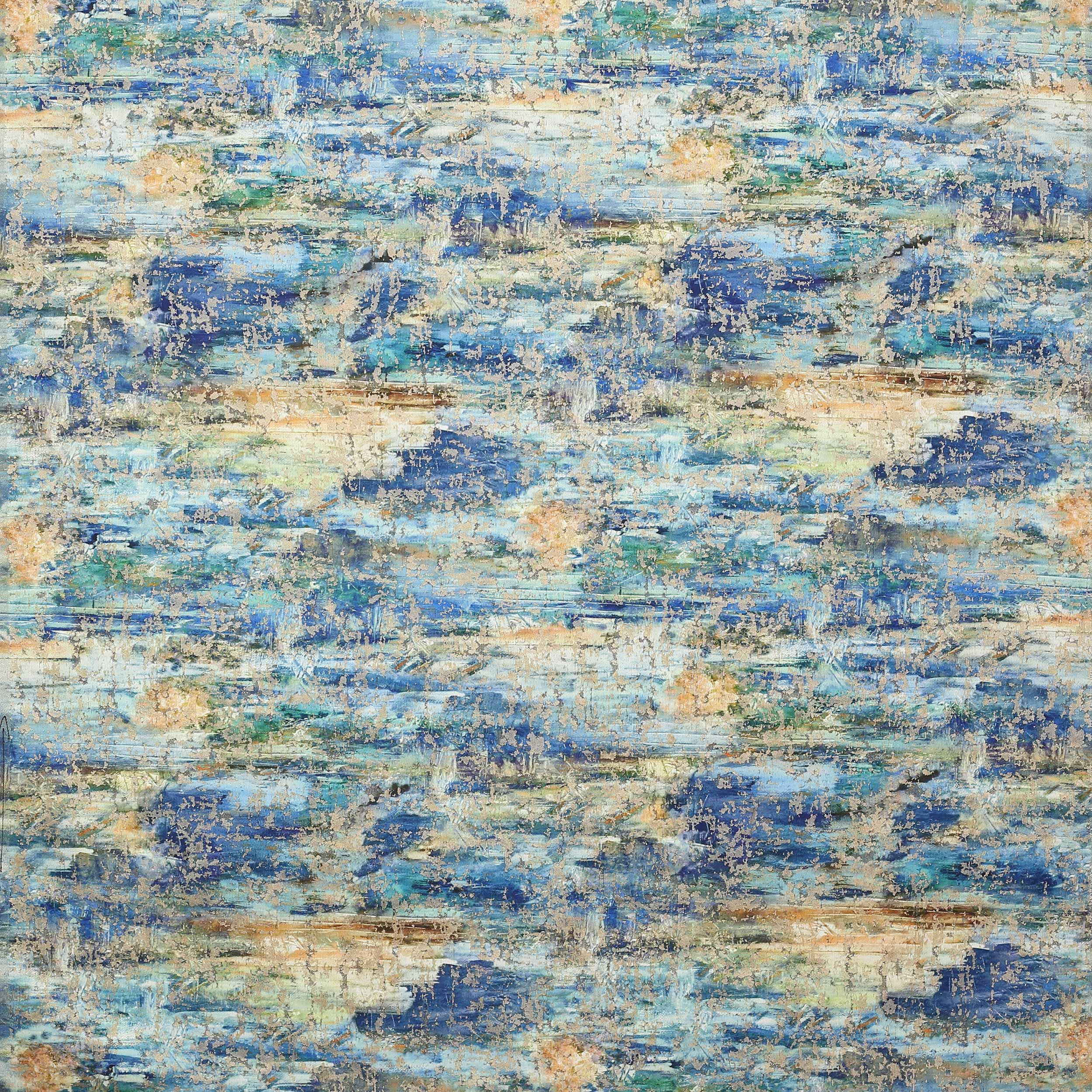 Skylon Fabric in Aqua by Jane Churchill