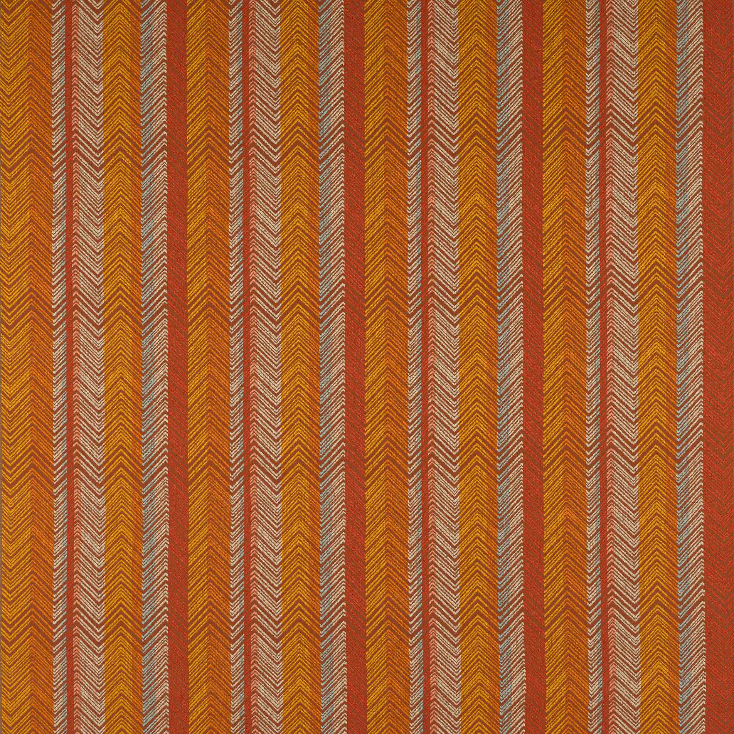 Medina Stripe Fabric in Blue/Multi by Jane Churchill