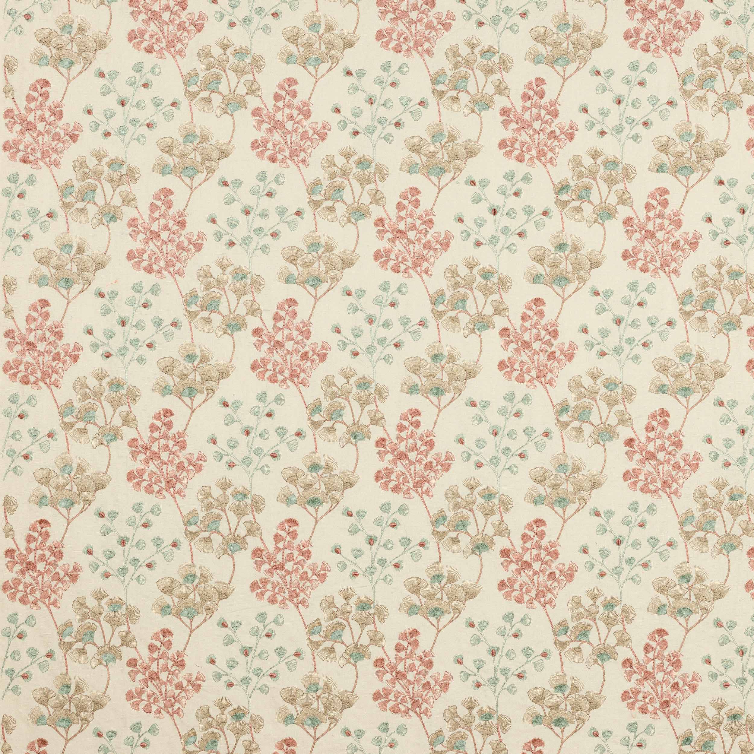 Elianna Fabric in Pink/Aqua by Jane Churchill
