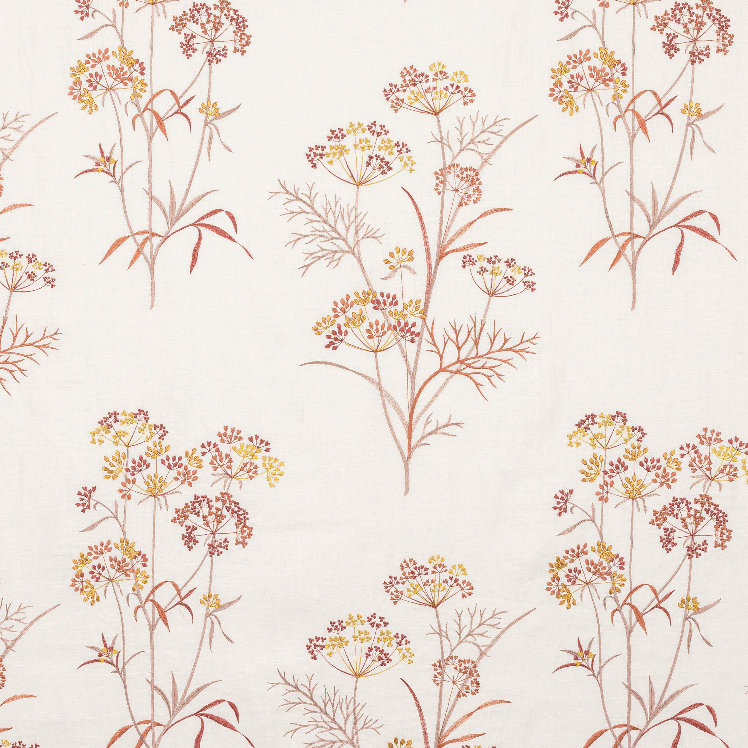 Angelica Fabric in Red by Jane Churchill
