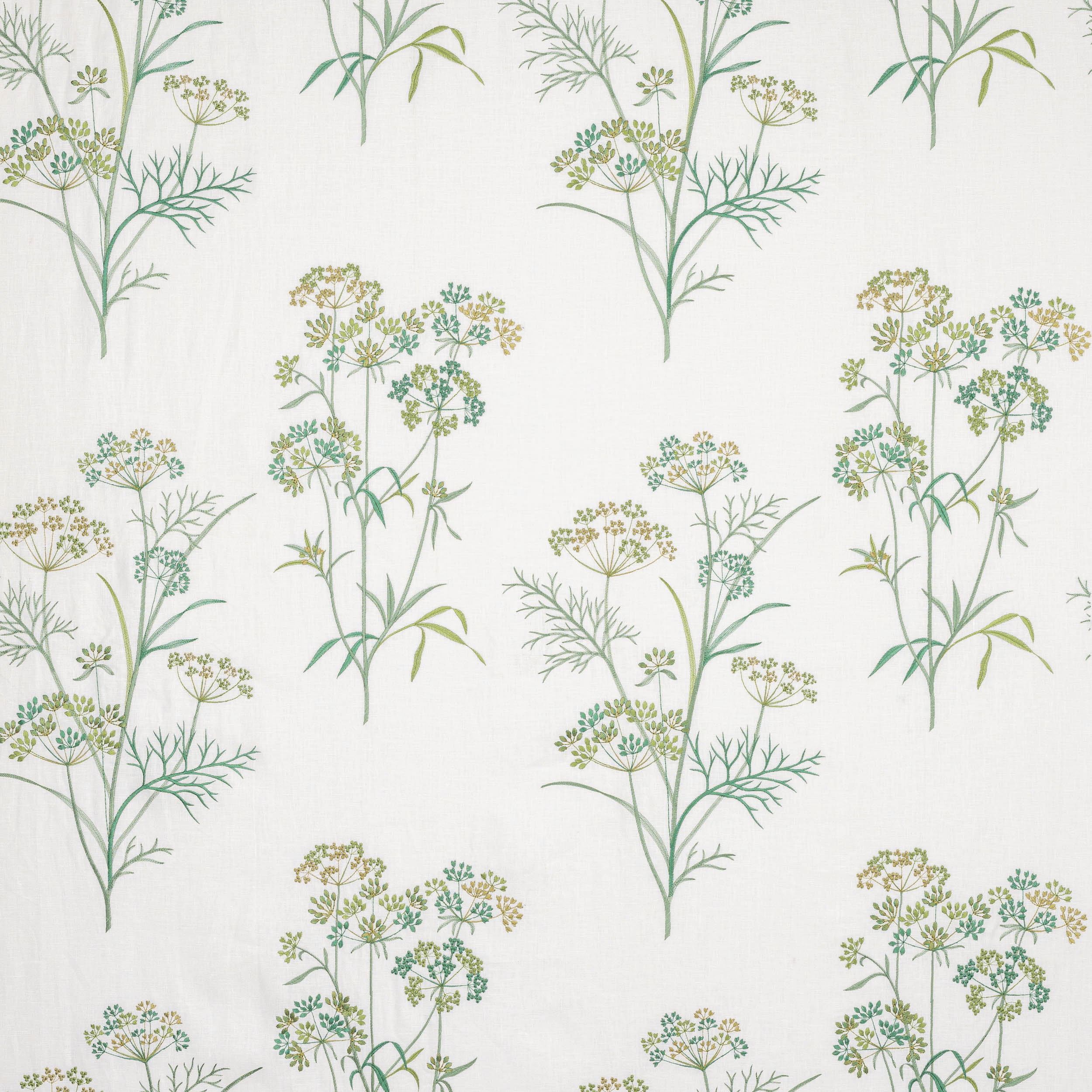 Angelica Fabric in Red by Jane Churchill