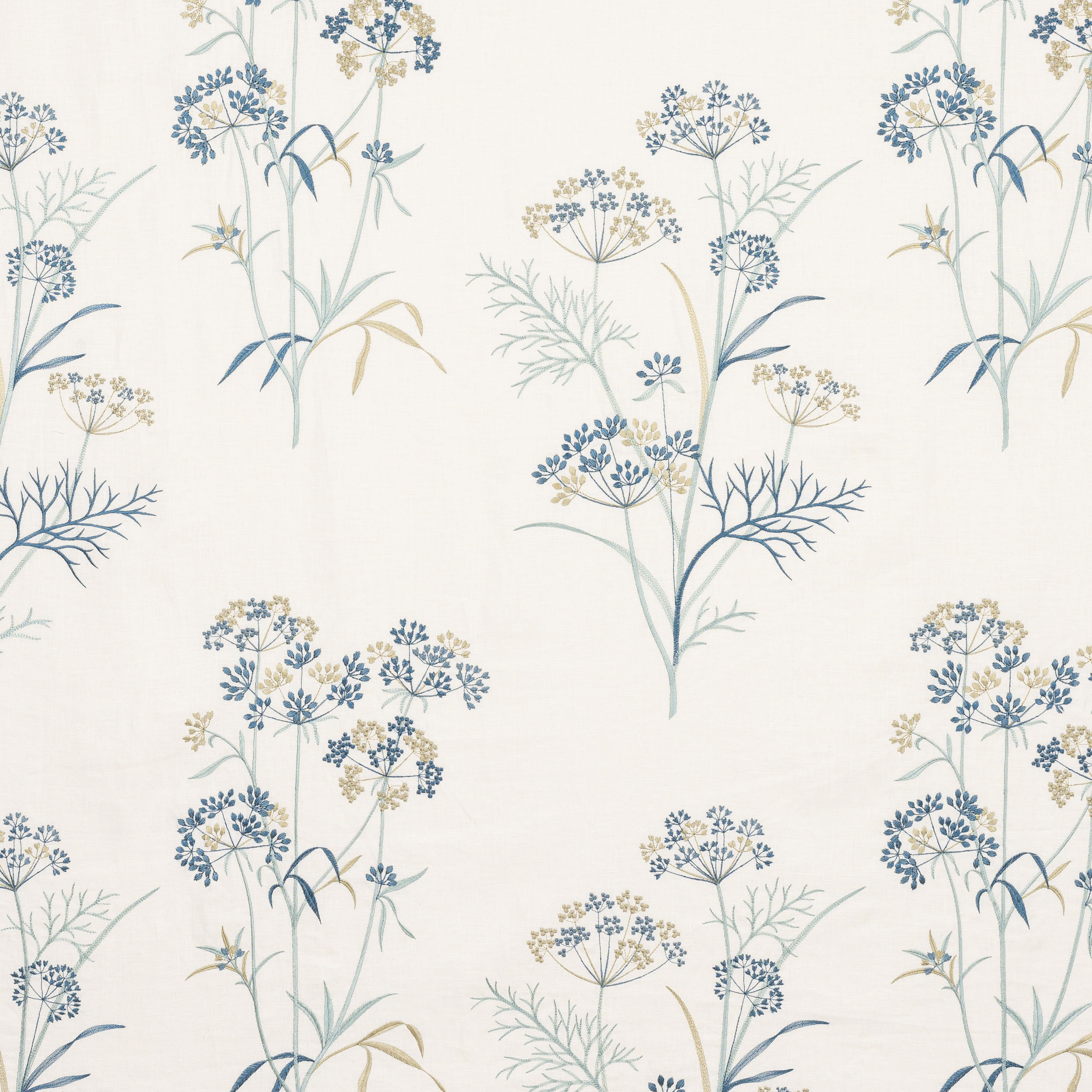 Angelica Fabric in Blue by Jane Churchill