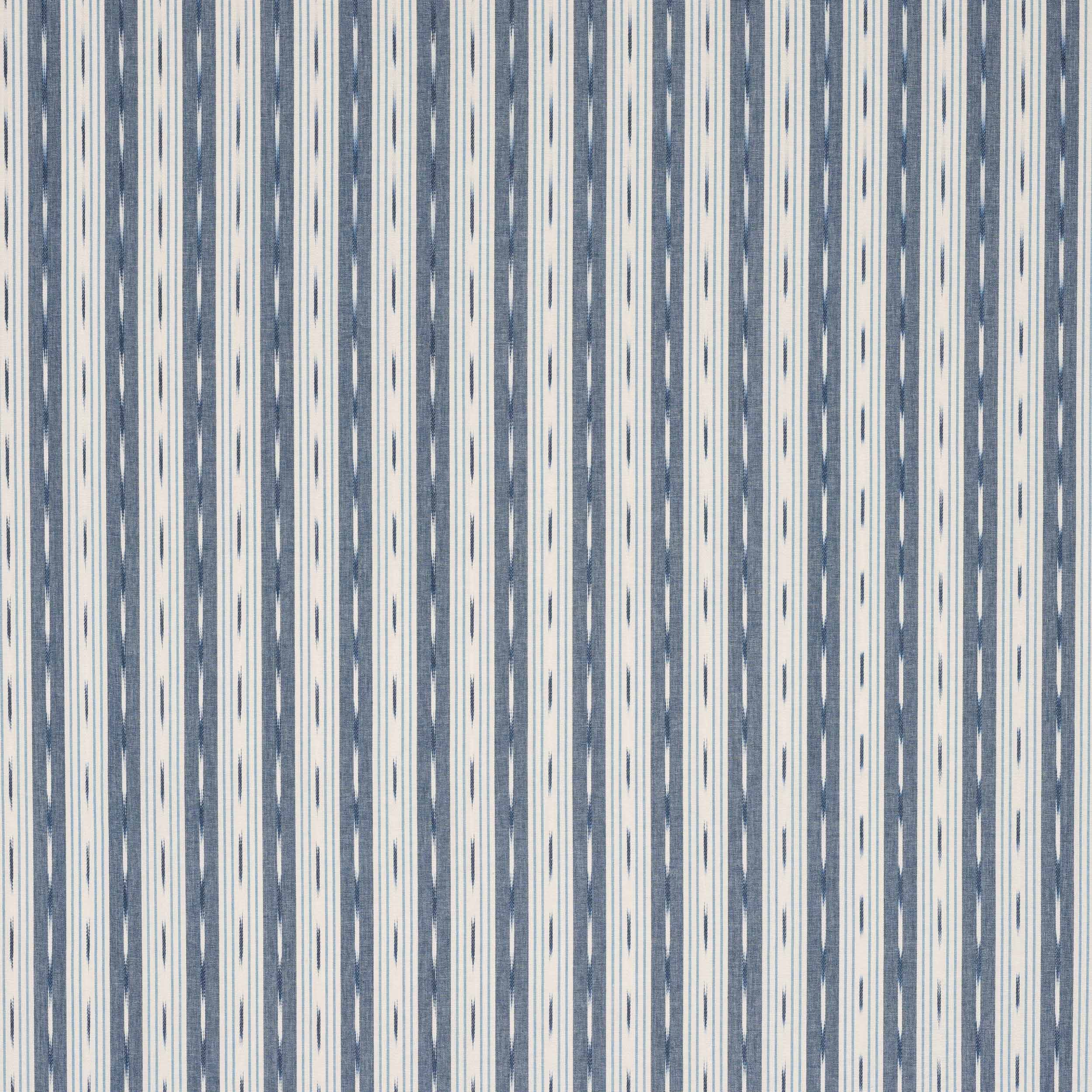 Oxley Stripe Fabric in Green/Pink by Jane Churchill