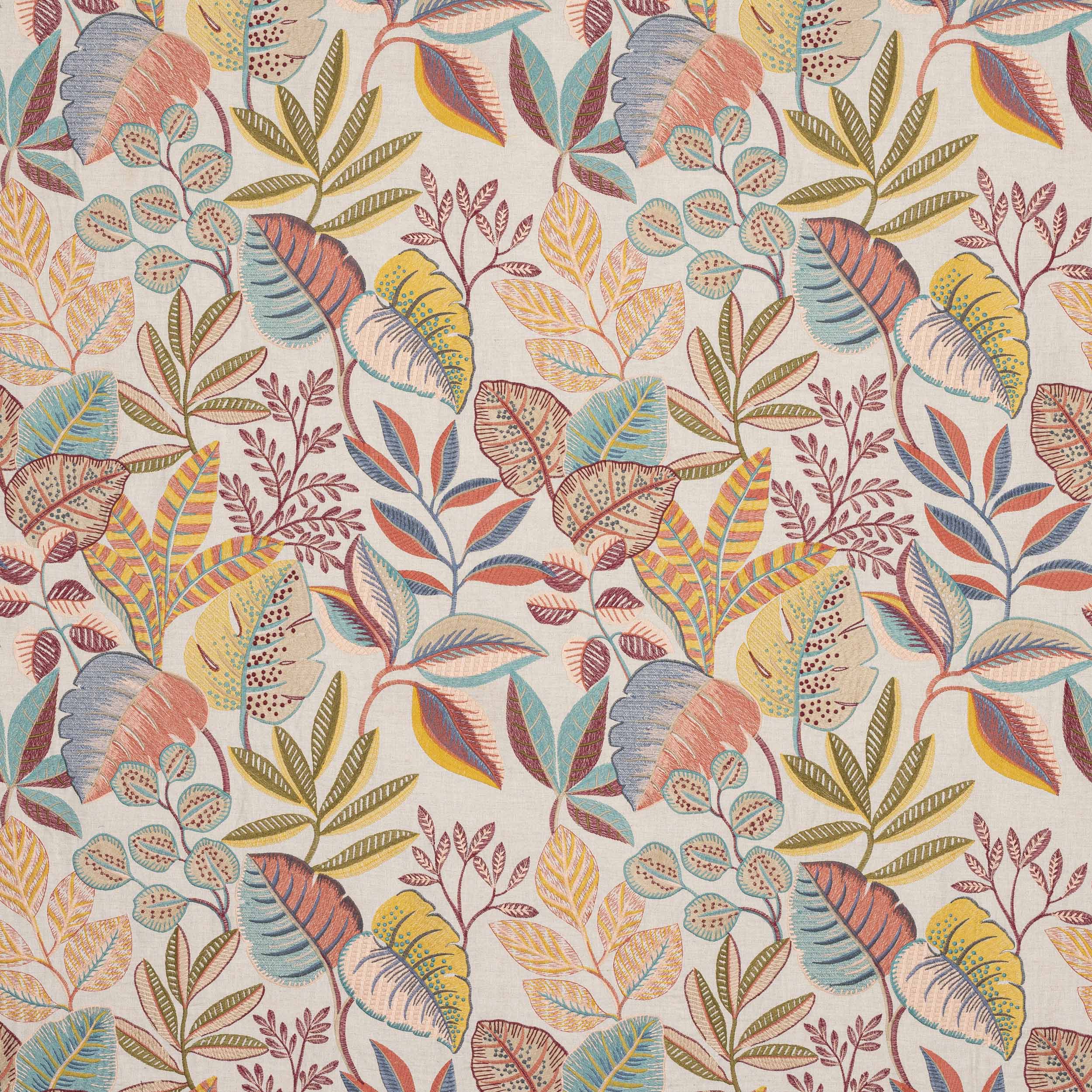 Fantine Fabric in Green by Jane Churchill