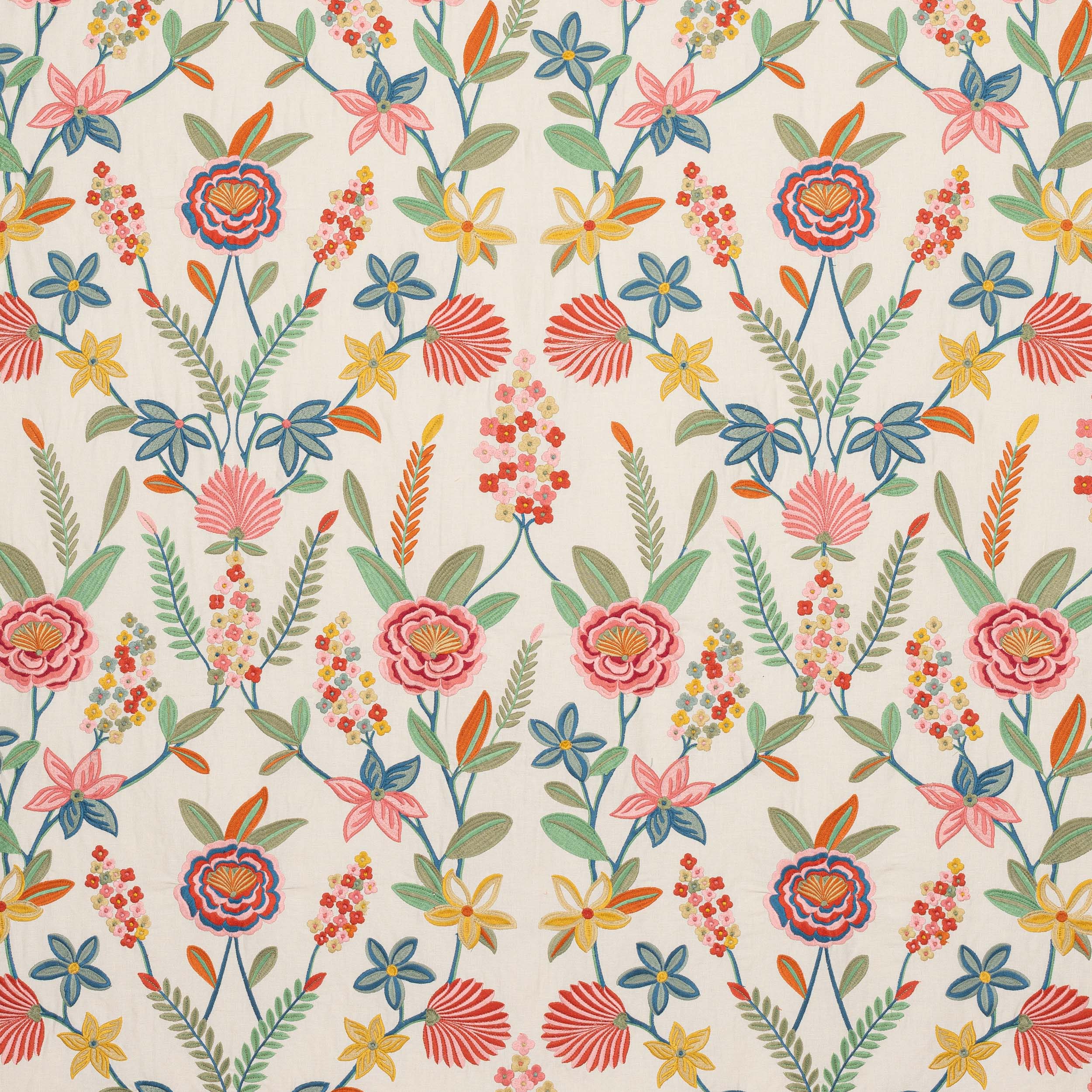 Camille Fabric in Multi by Jane Churchill