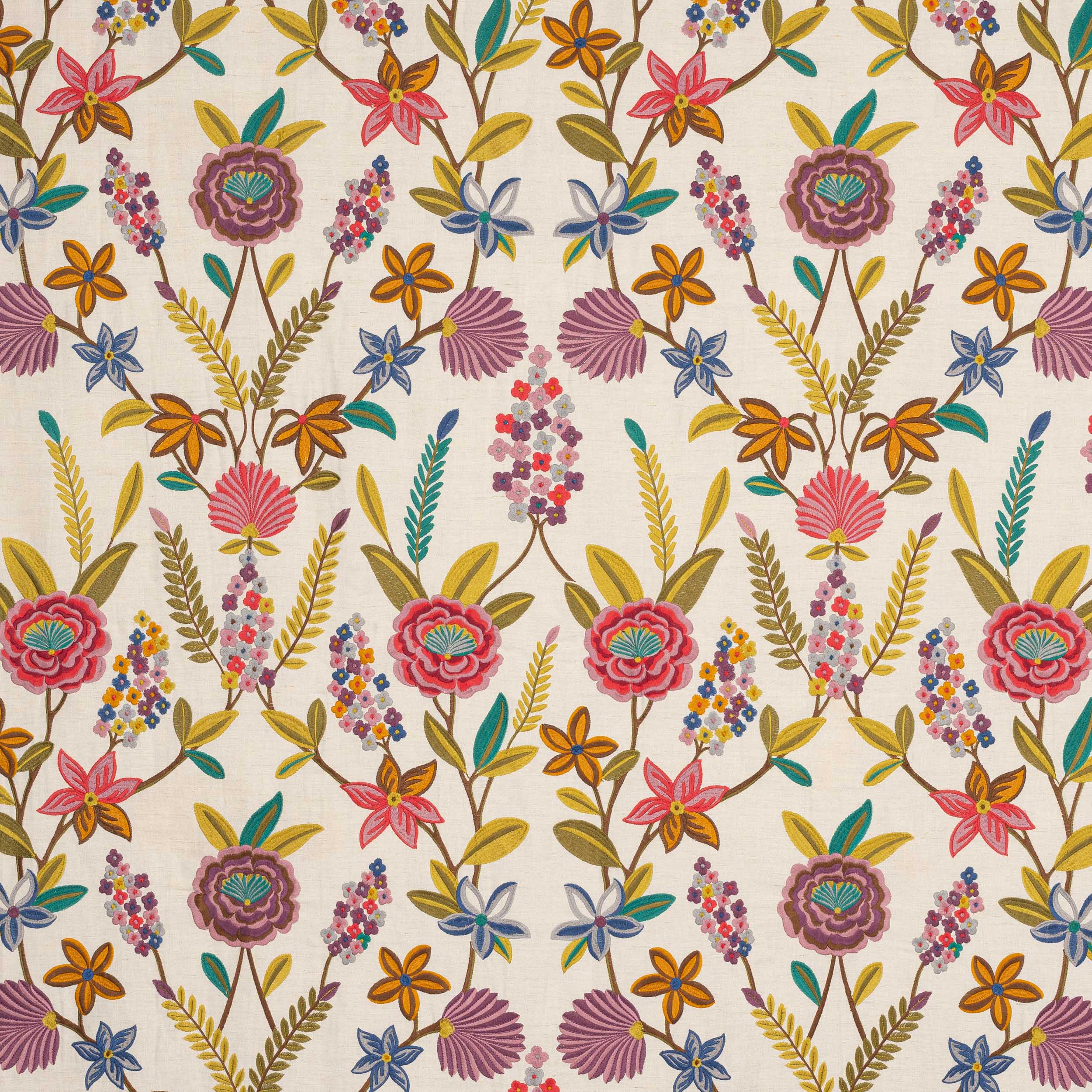 Camille Fabric in Multi by Jane Churchill