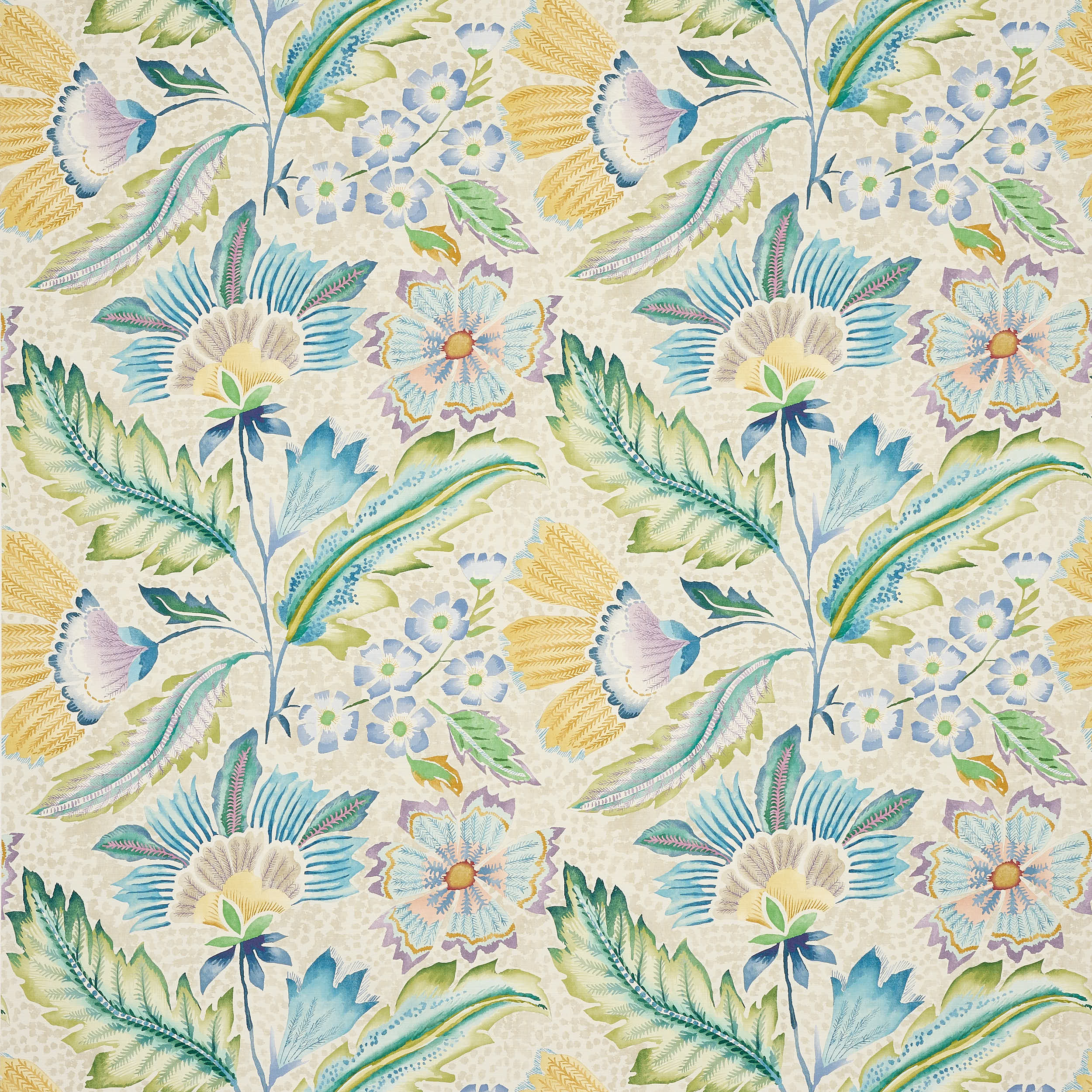 Orla Fabric in Blue by Jane Churchill