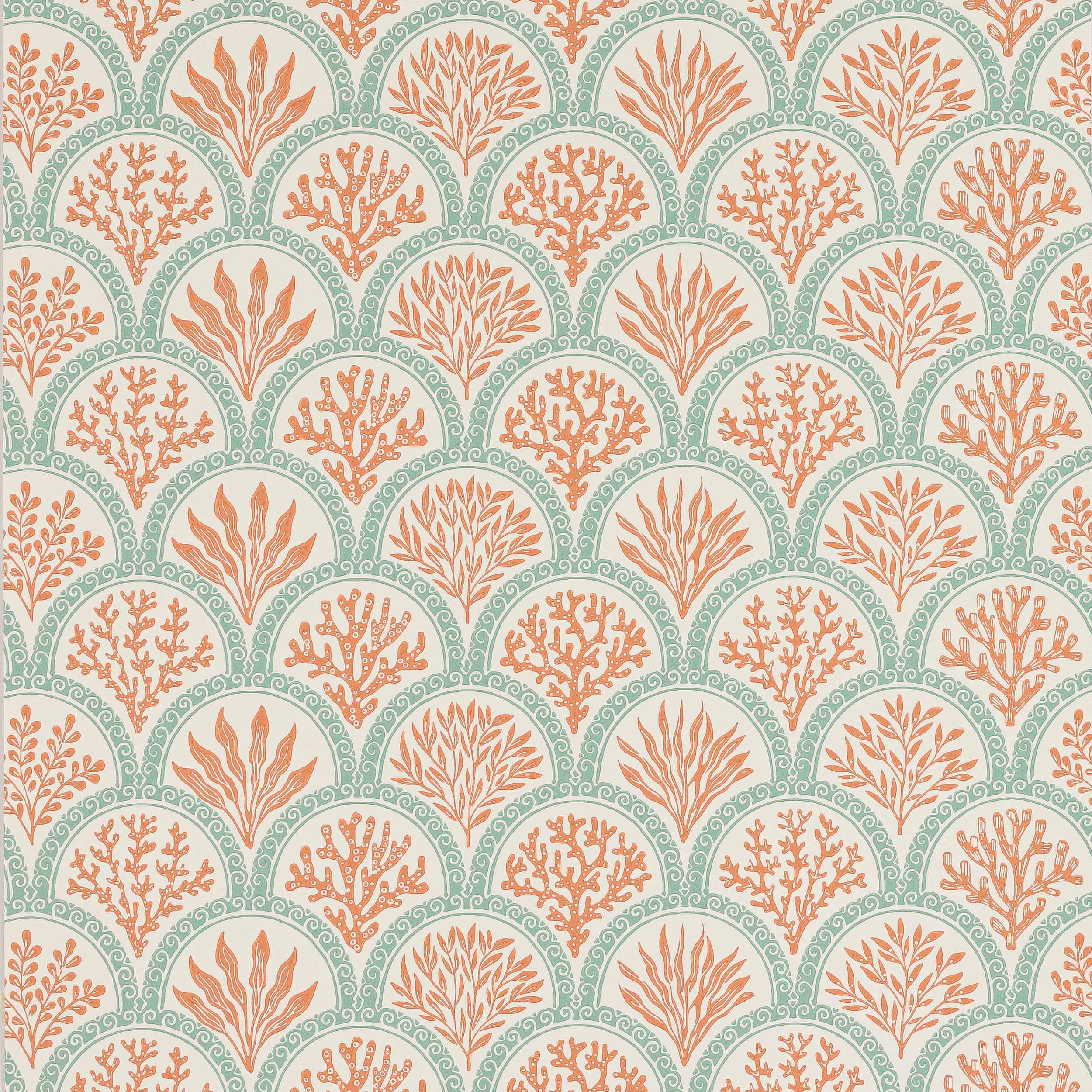 Coralli Wallpaper in Pink/Red by Jane Churchill