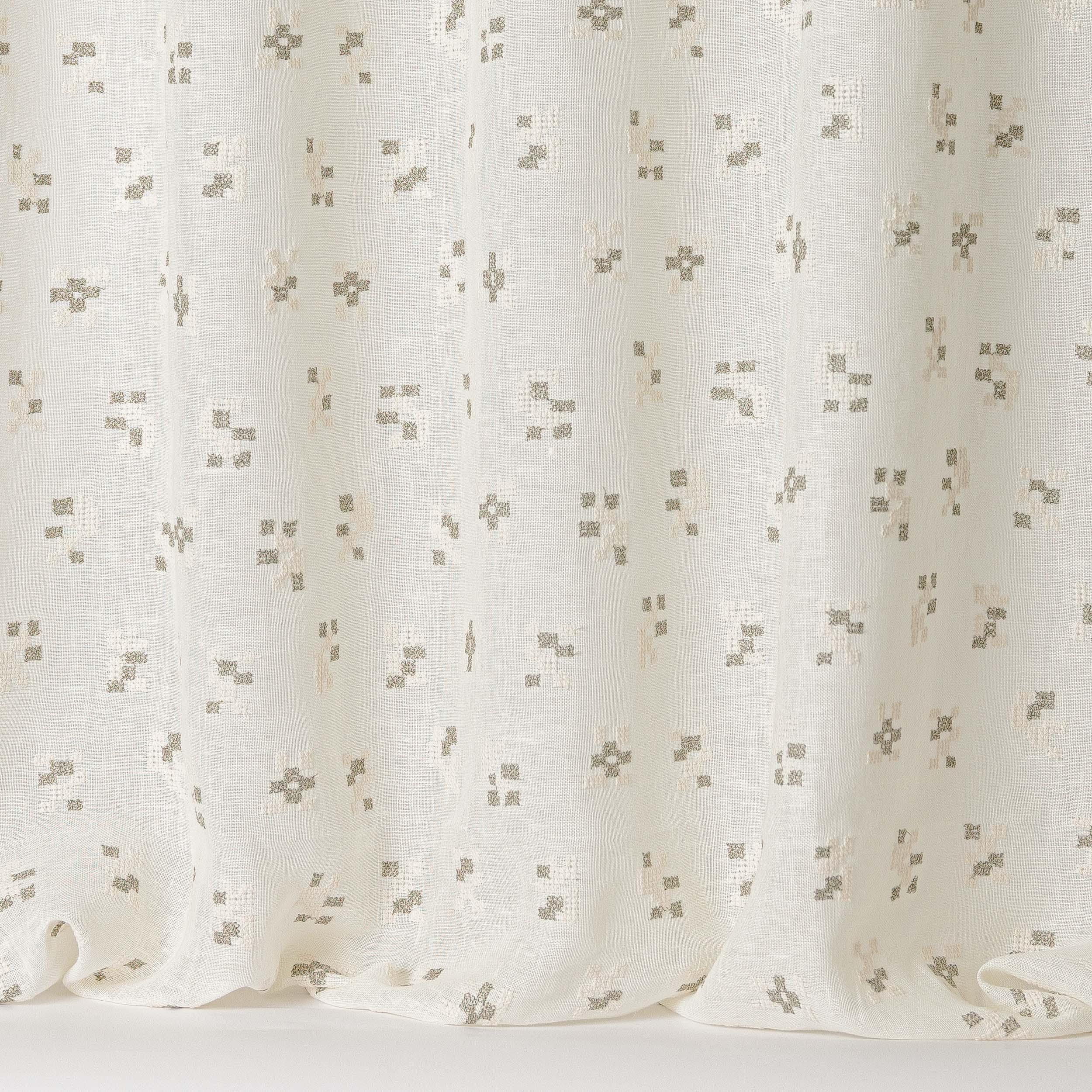 Kanji Fabric in Ebony by Larsen