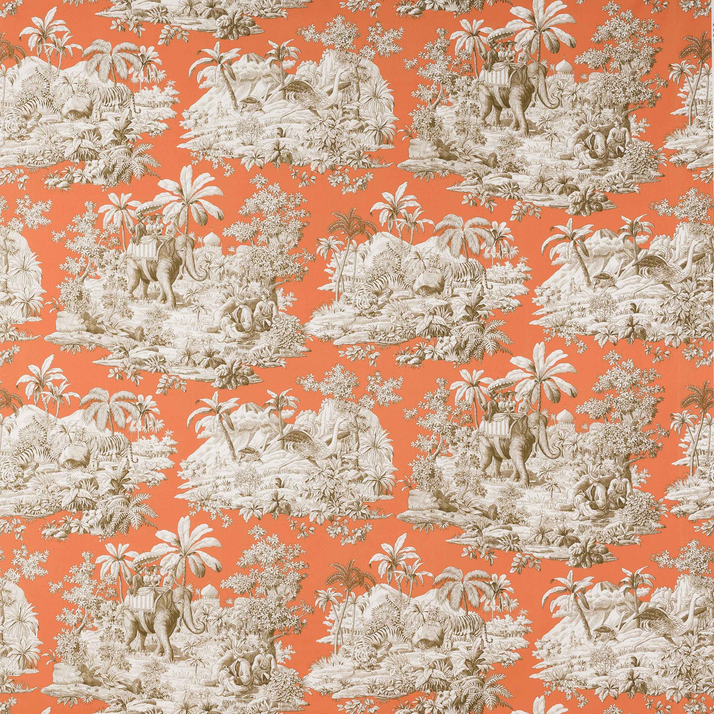 Bengale Fabric in Fuchsia by Manuel Canovas