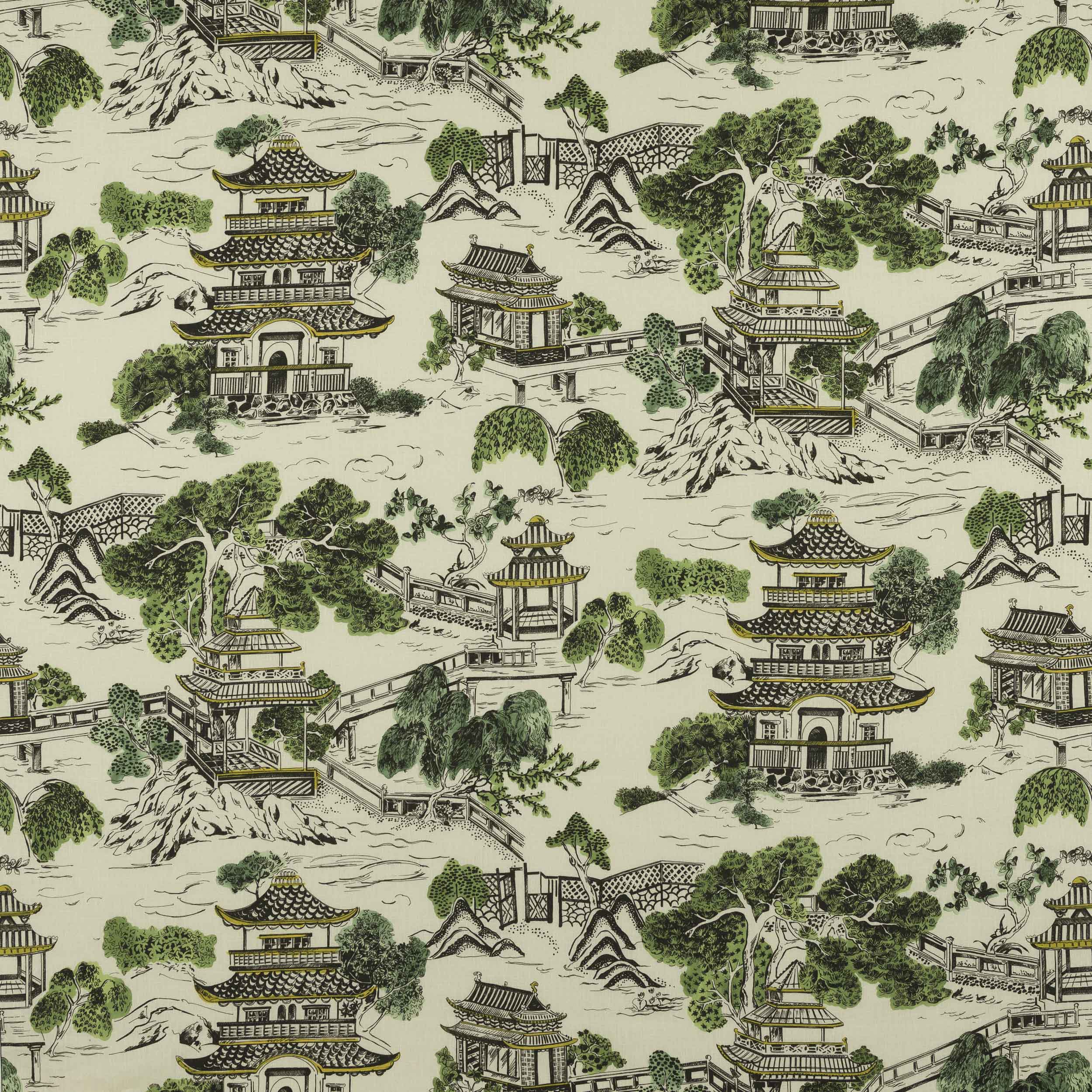 Mandarin Fabric in Mousse by Manuel Canovas