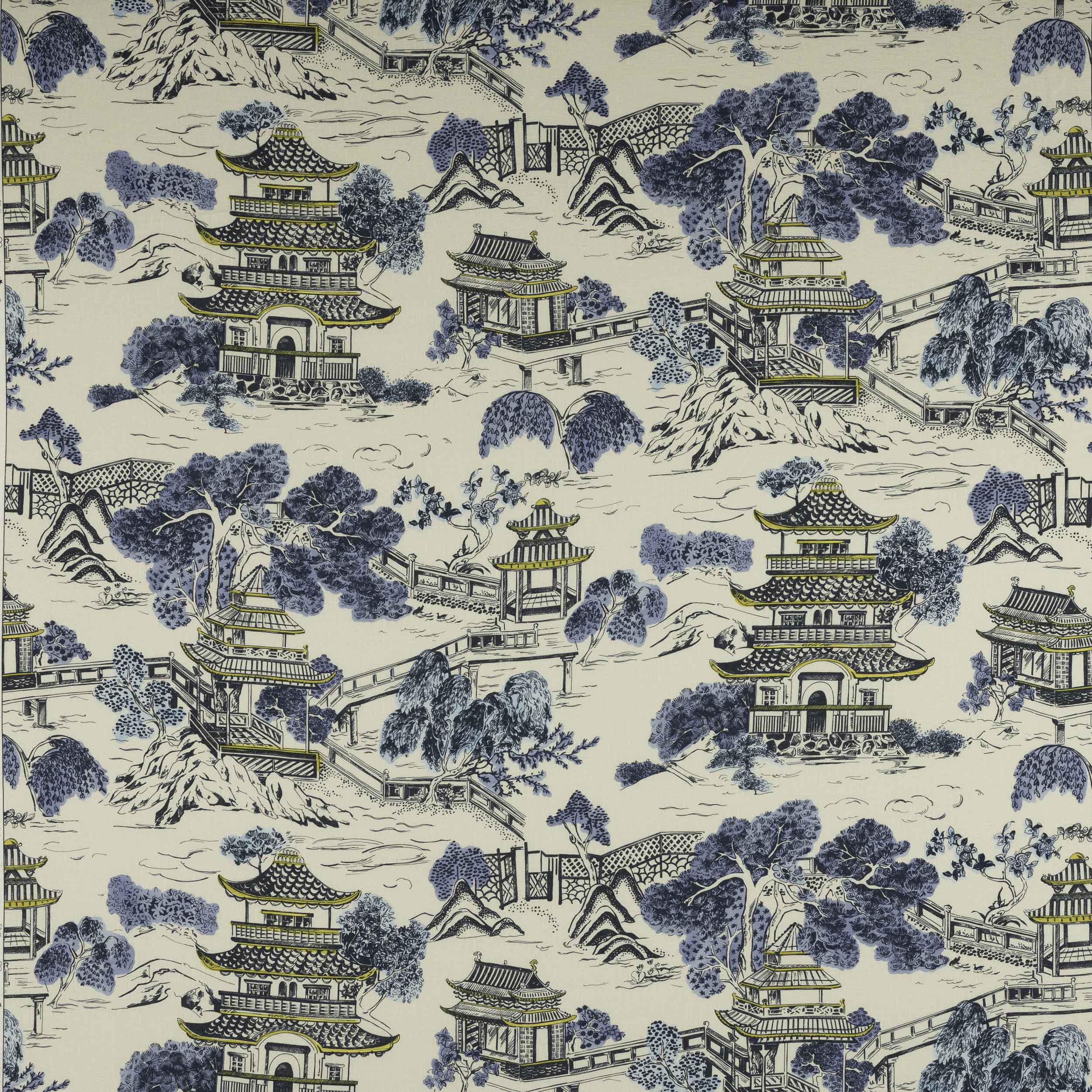 Mandarin Fabric in Mousse by Manuel Canovas
