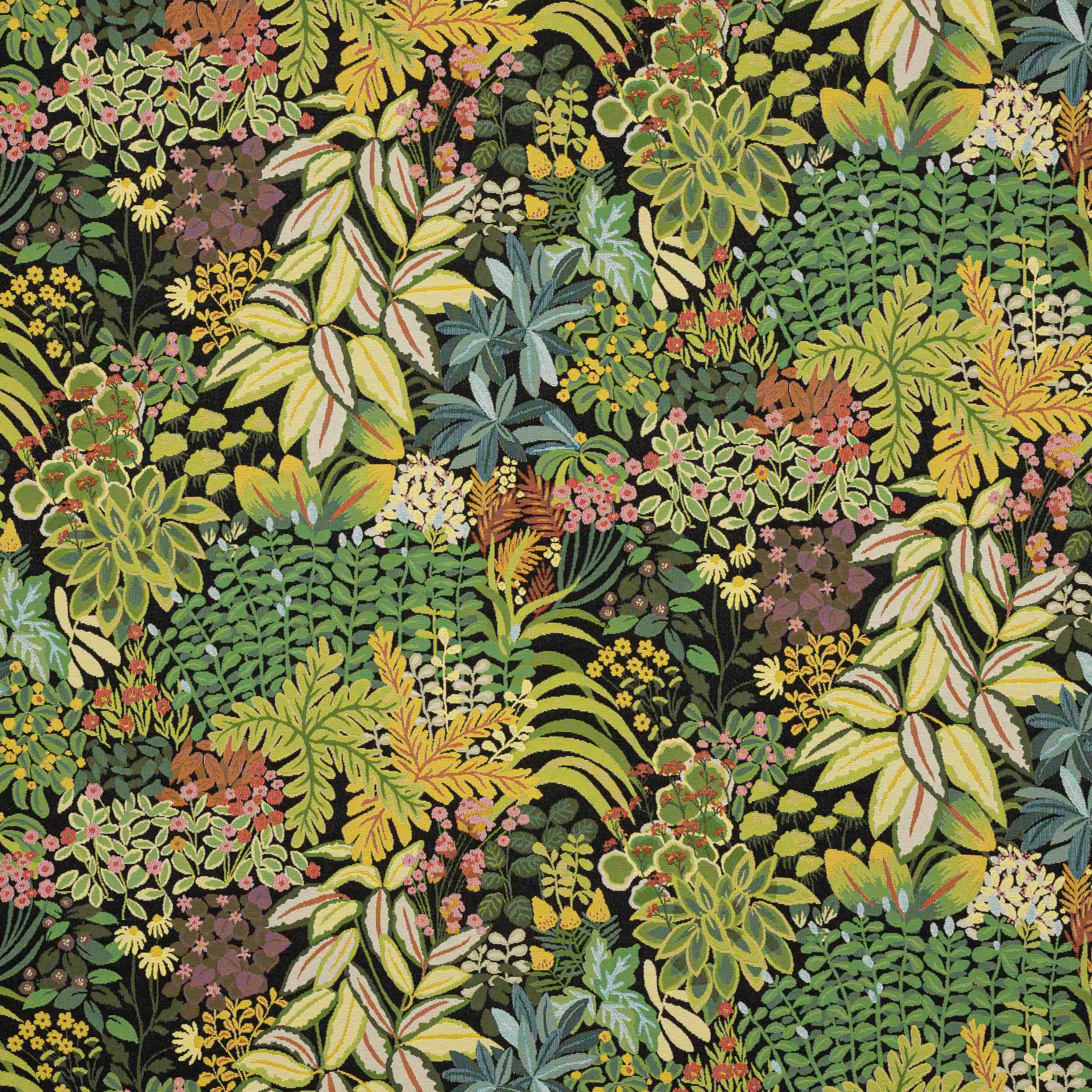 Bora-Bora Fabric in Noir by Manuel Canovas