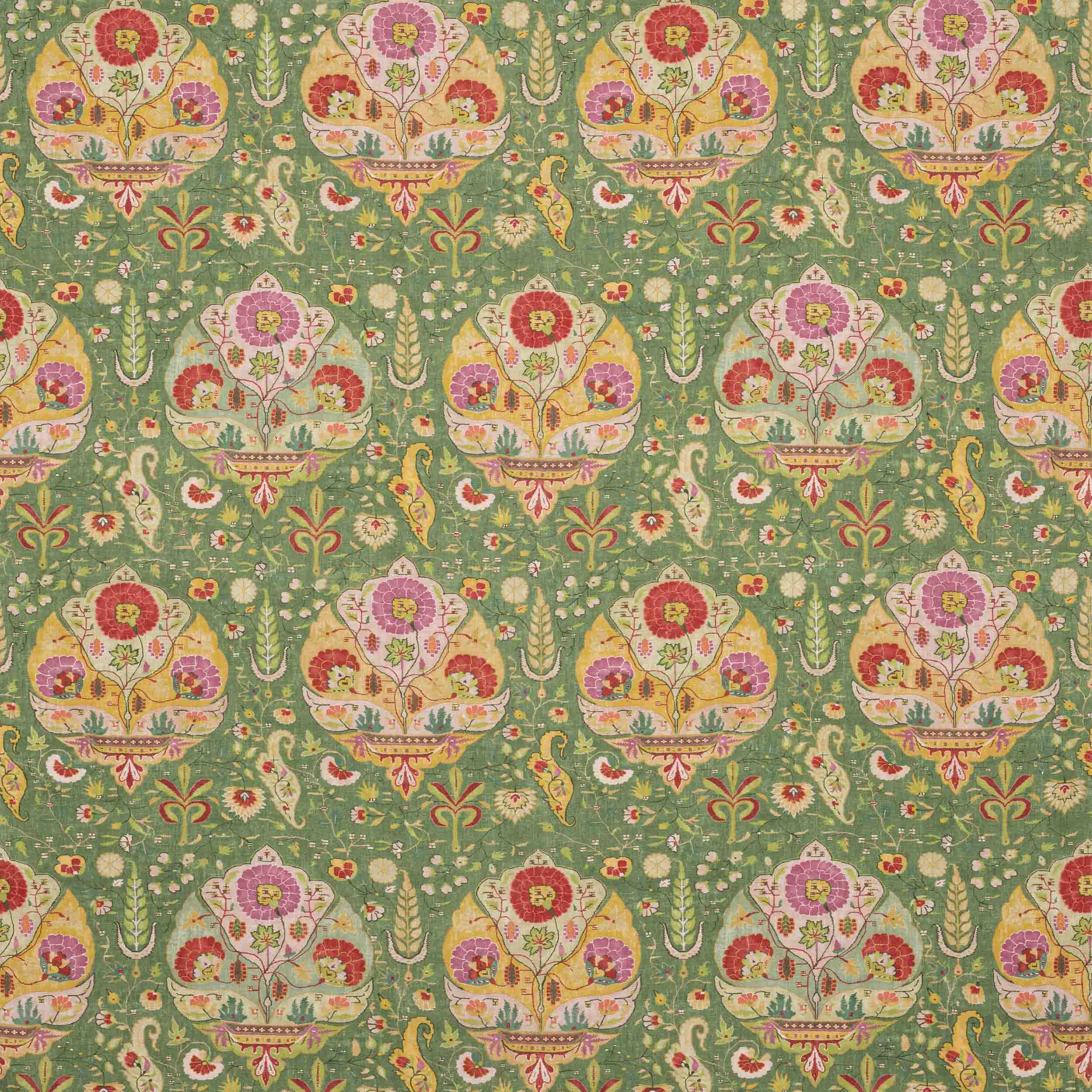 Darya Fabric in Brique by Manuel Canovas