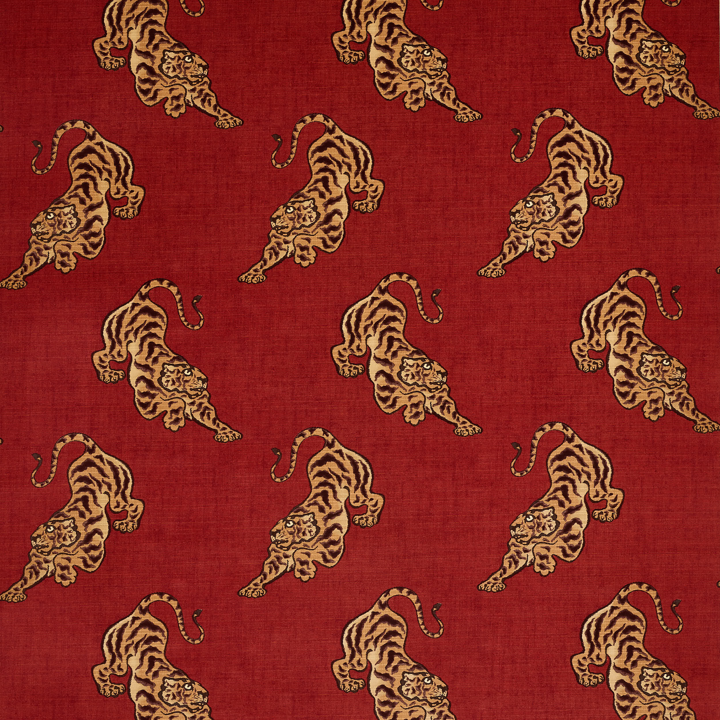 Bagan Velours Fabric in Camel by Manuel Canovas
