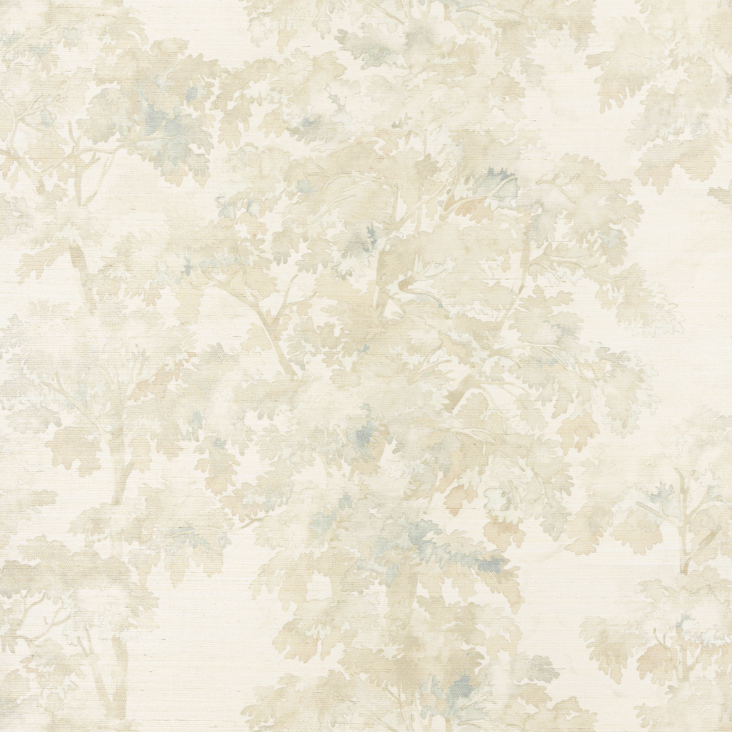 Arbour Sisal Wallpaper in Old Blue by Colefax and Fowler